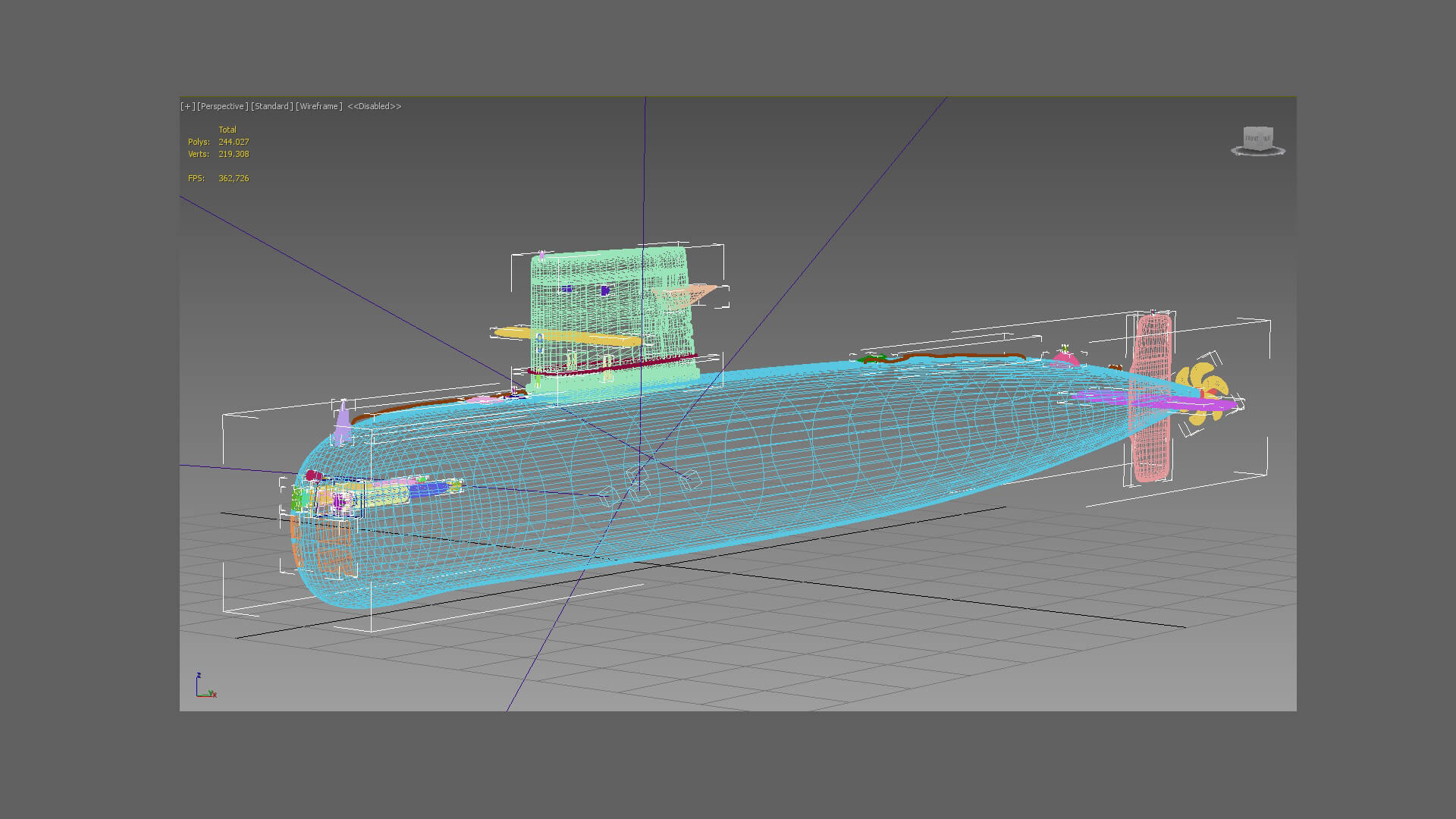 Type 039 Song Class Submarine - 3D Model by FiniasK