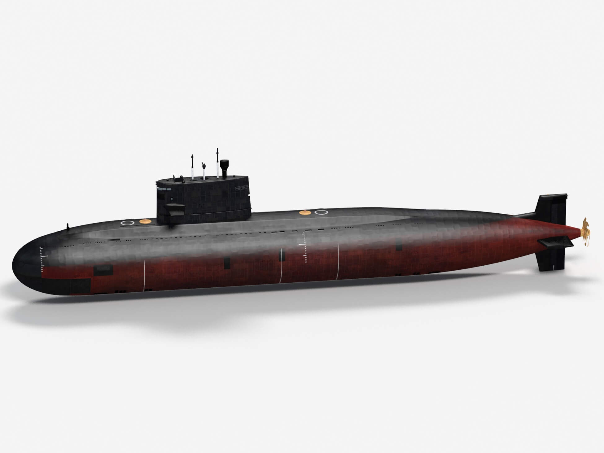 Type 039A Yuan Class Submarine - 3D Model by FiniasK