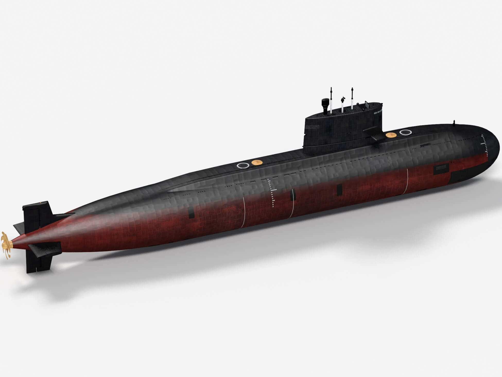 Type 039A Yuan Class Submarine - 3D Model by FiniasK