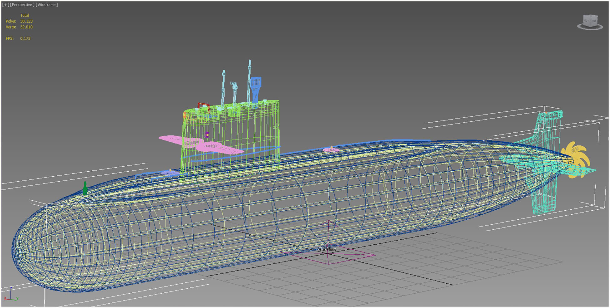 Type 039A Yuan Class Submarine - 3D Model by FiniasK