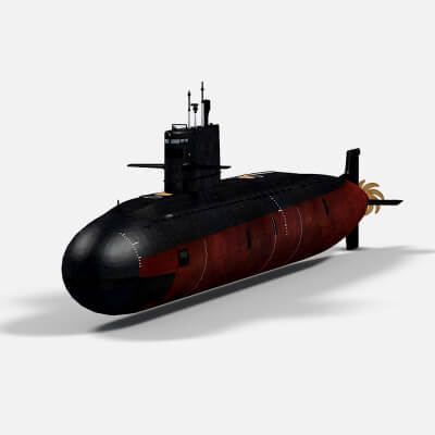 Type 039A Yuan Class Submarine - 3D Model by FiniasK