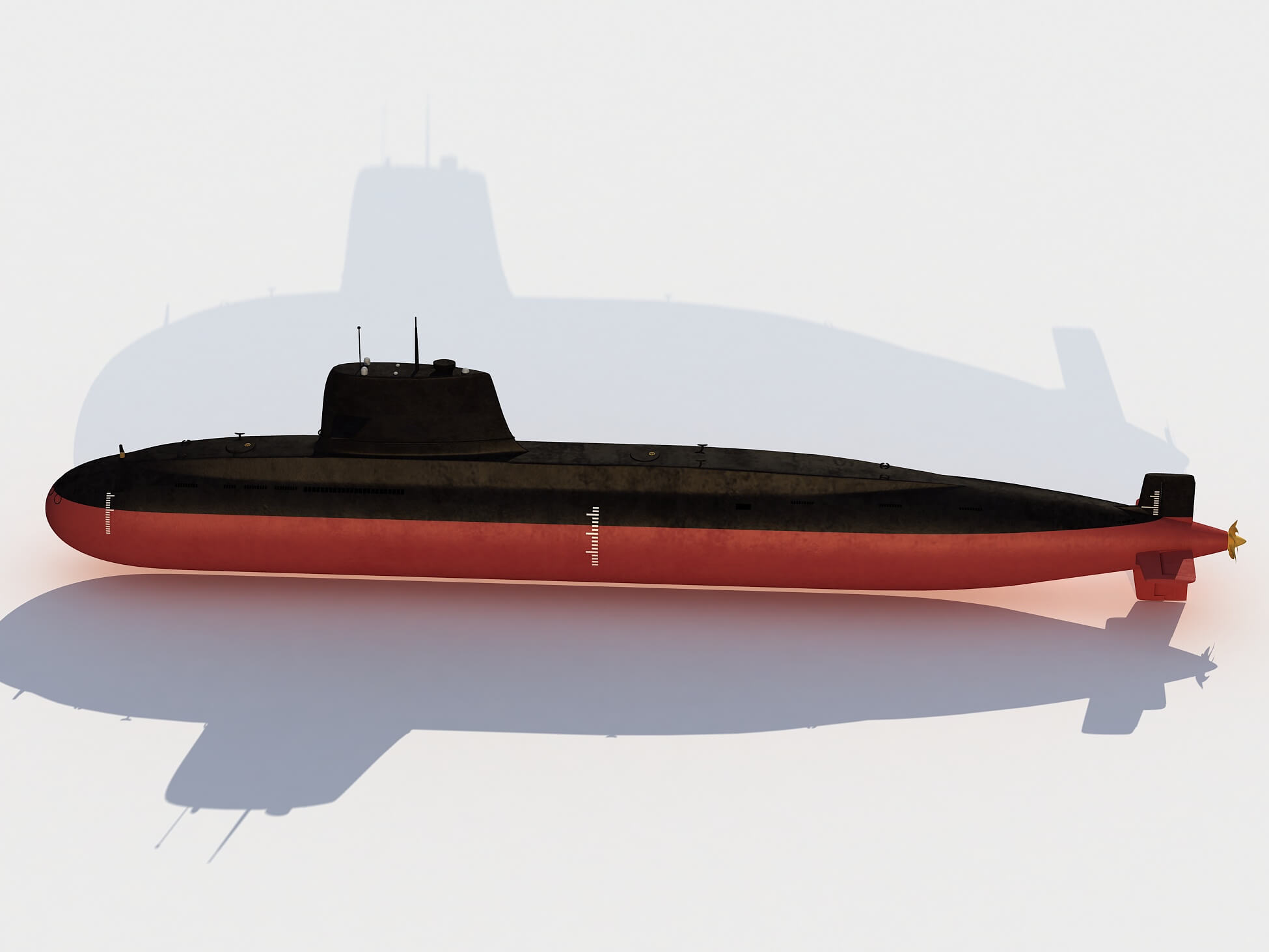 Type 039B Yuan Class Submarine - 3D Model by FiniasK