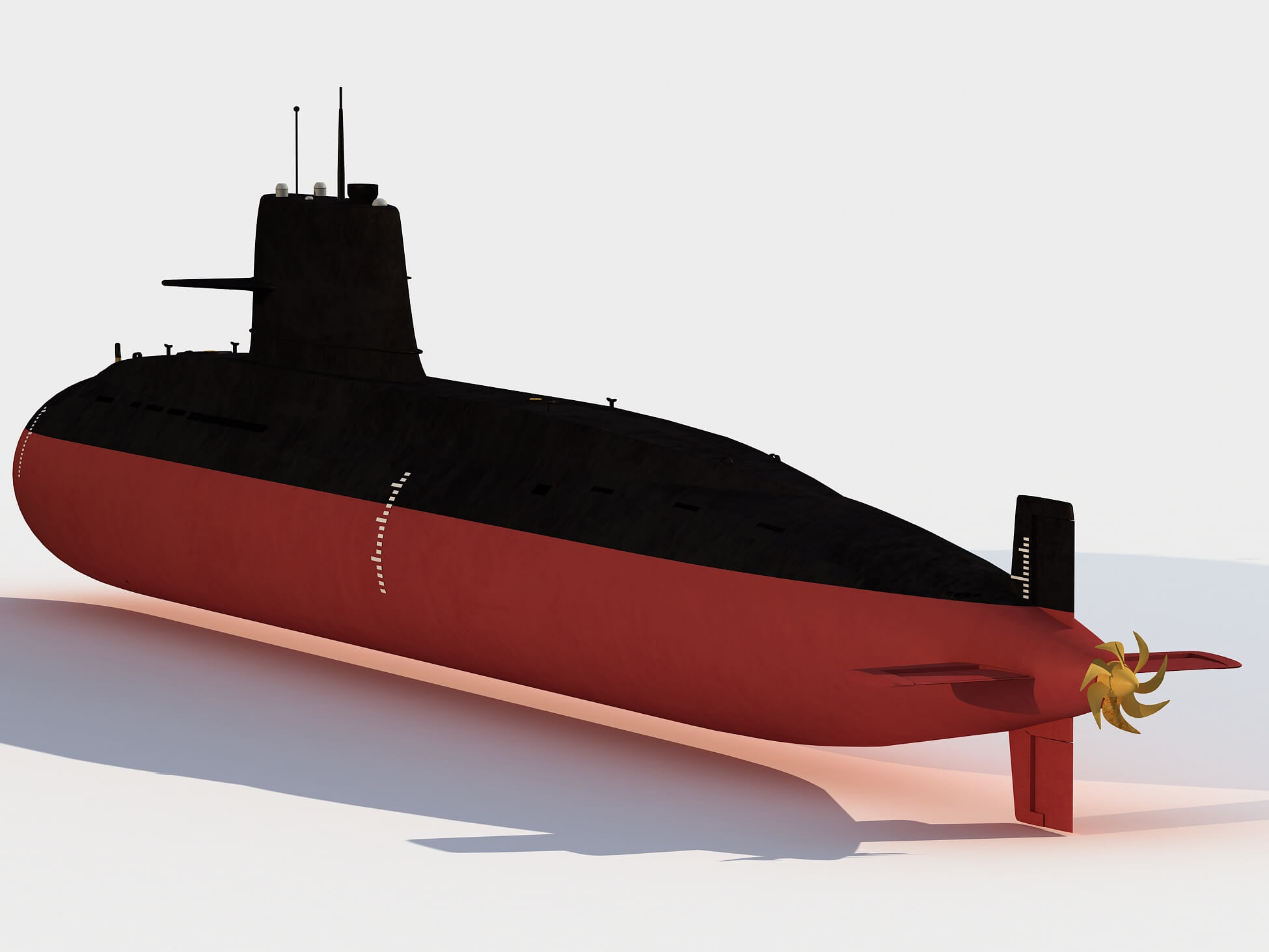 Type 039B Yuan Class Submarine - 3D Model by FiniasK