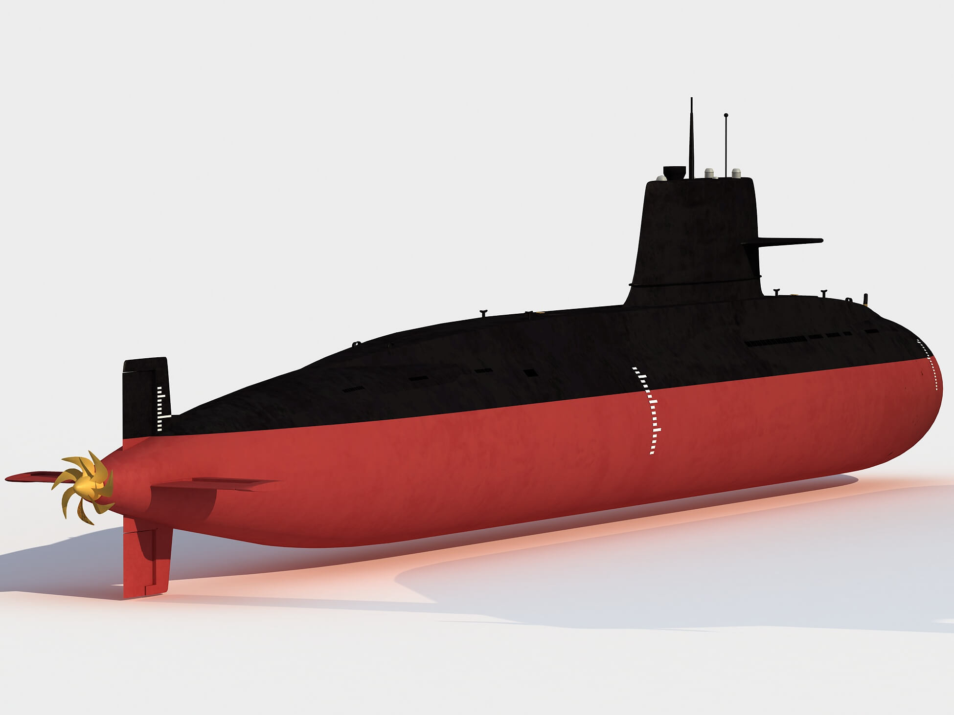 Type 039B Yuan Class Submarine - 3D Model by FiniasK