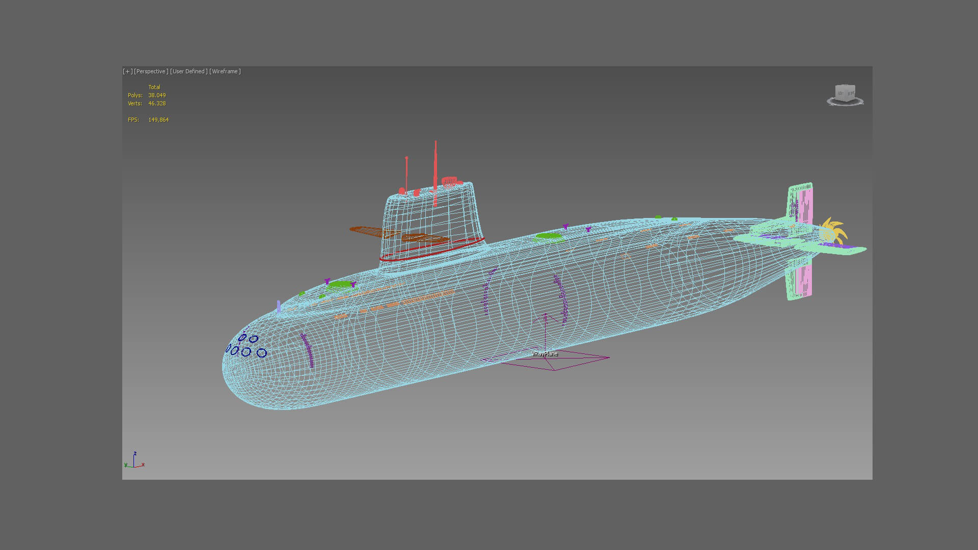 Type 039B Yuan Class Submarine - 3D Model by FiniasK