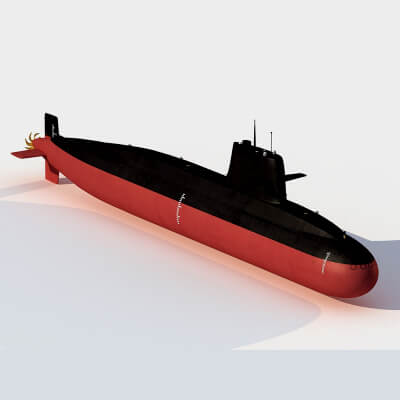 Type 039B Yuan Class Submarine - 3D Model by FiniasK