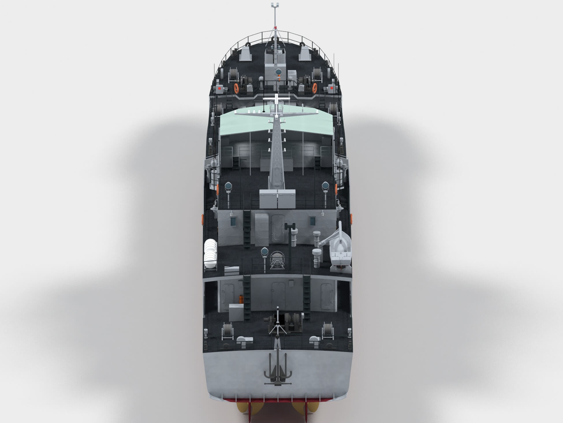 Type 074 Yuhai Class Landing Ship - 3D Model by FiniasK