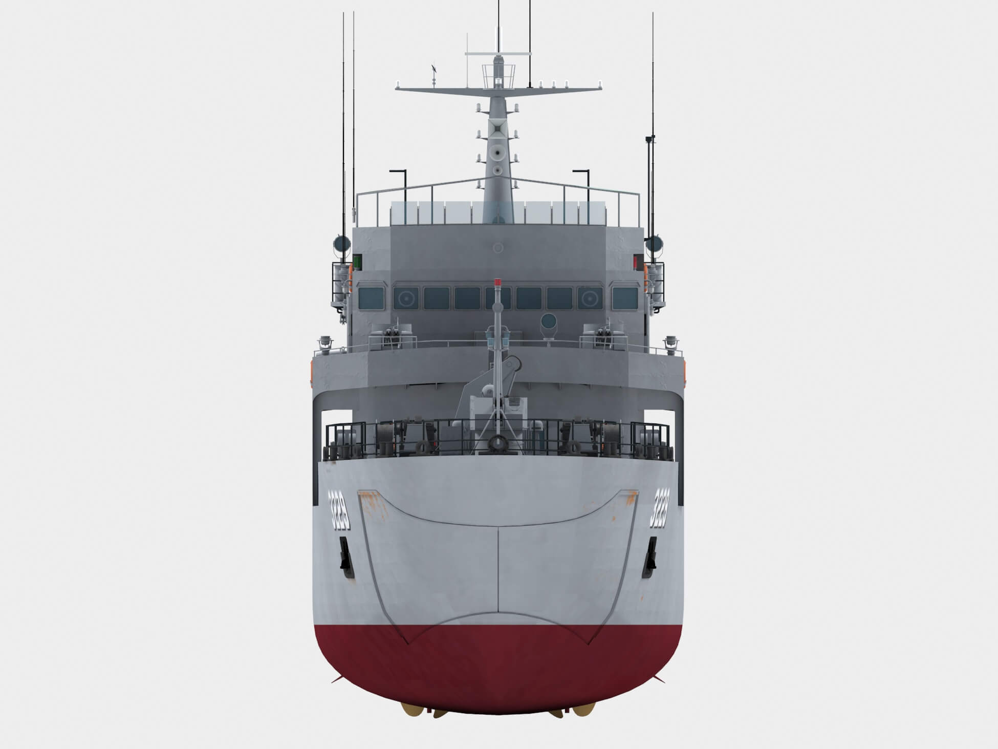 Type 074 Yuhai Class Landing Ship - 3D Model by FiniasK