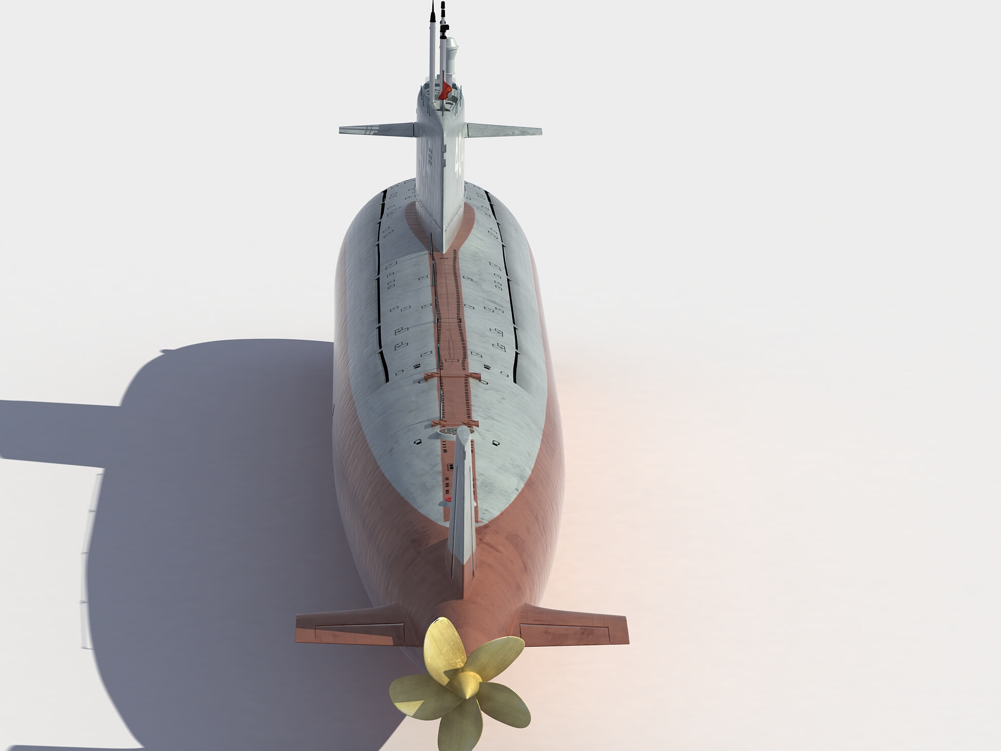 Type 091 Han Class Submarine - 3D Model by FiniasK