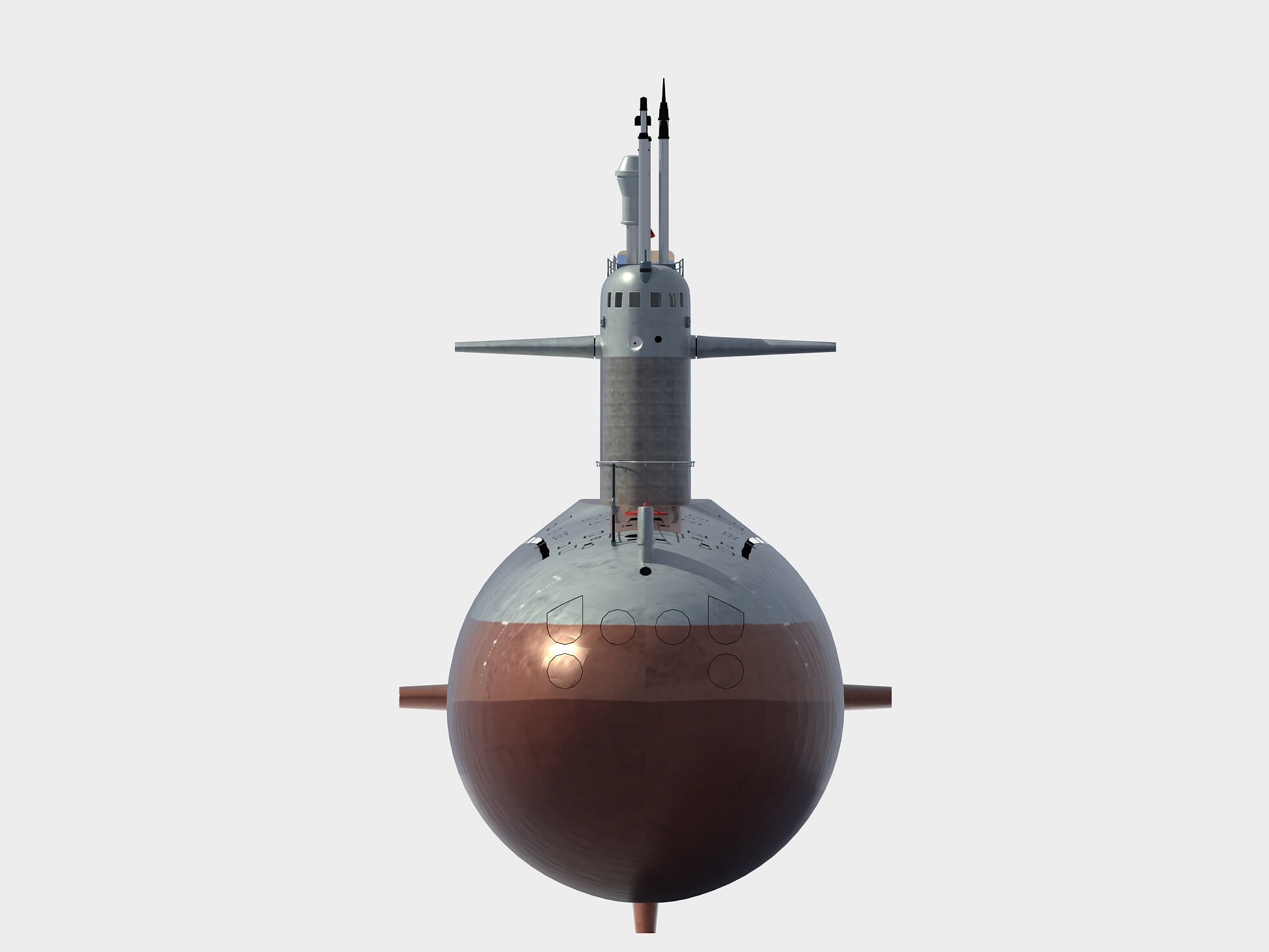 Type 091 Han Class Submarine - 3D Model by FiniasK