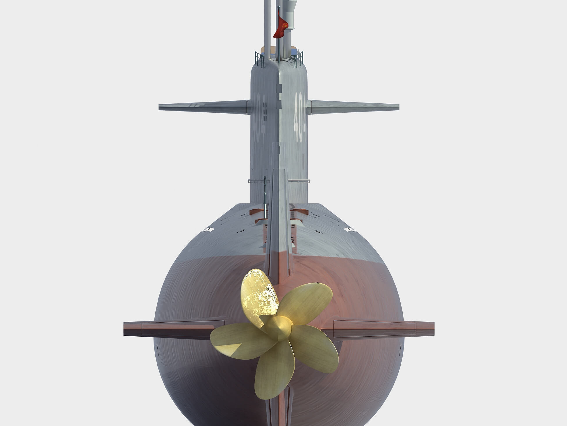 Type 091 Han Class Submarine - 3D Model by FiniasK