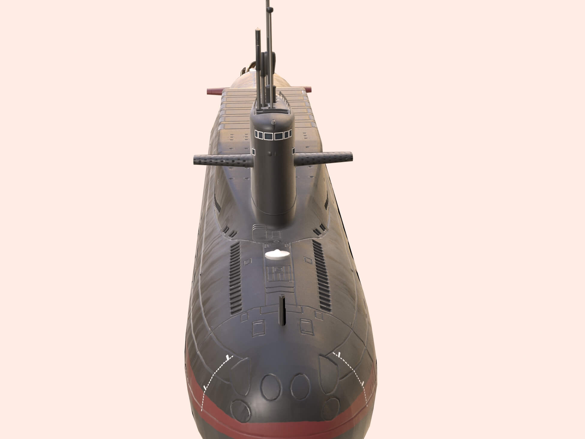 Type 092 Xia Class Submarine - 3D Model by FiniasK