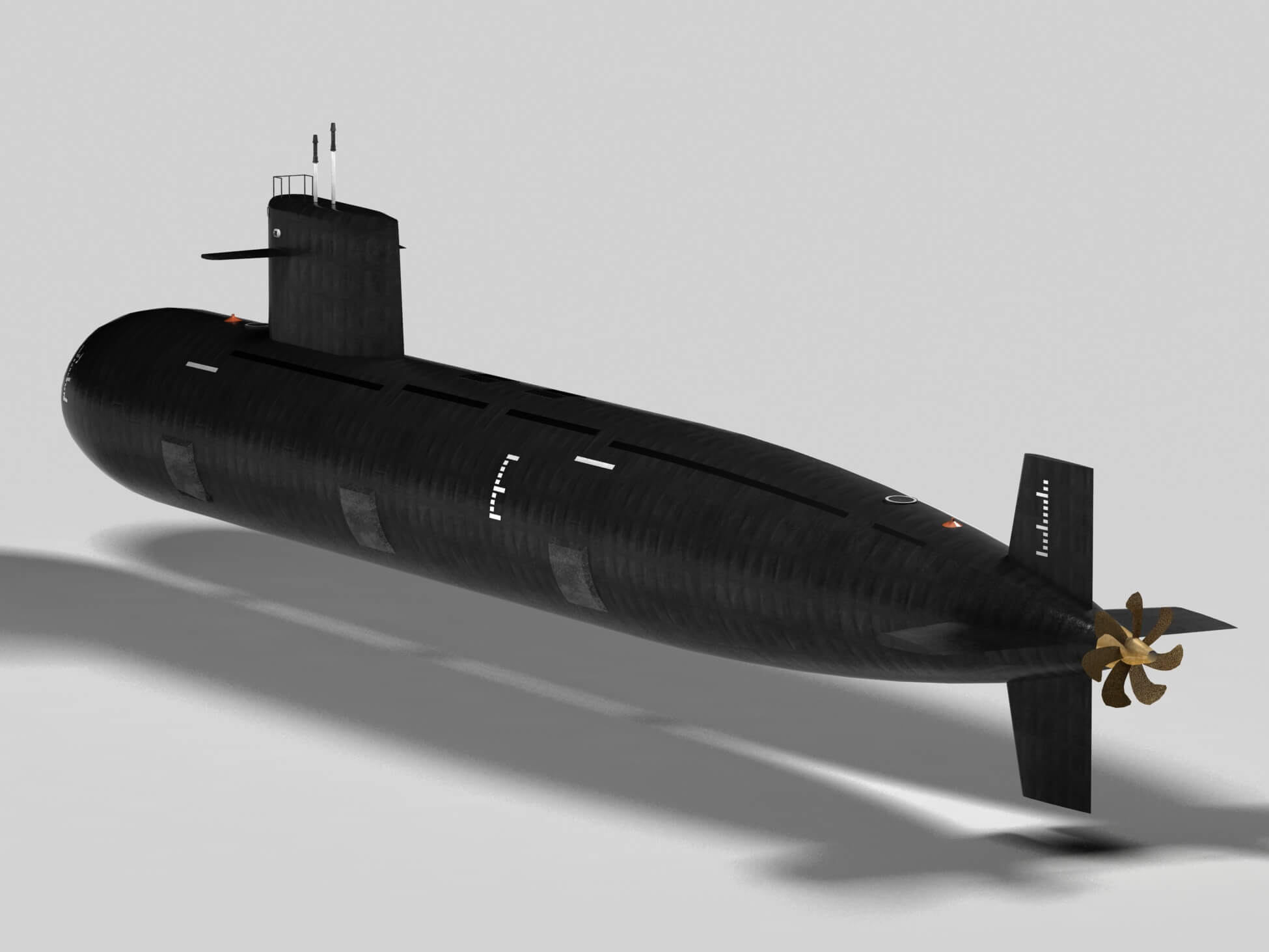 Type 093 Shang Class Submarine - 3D Model by FiniasK