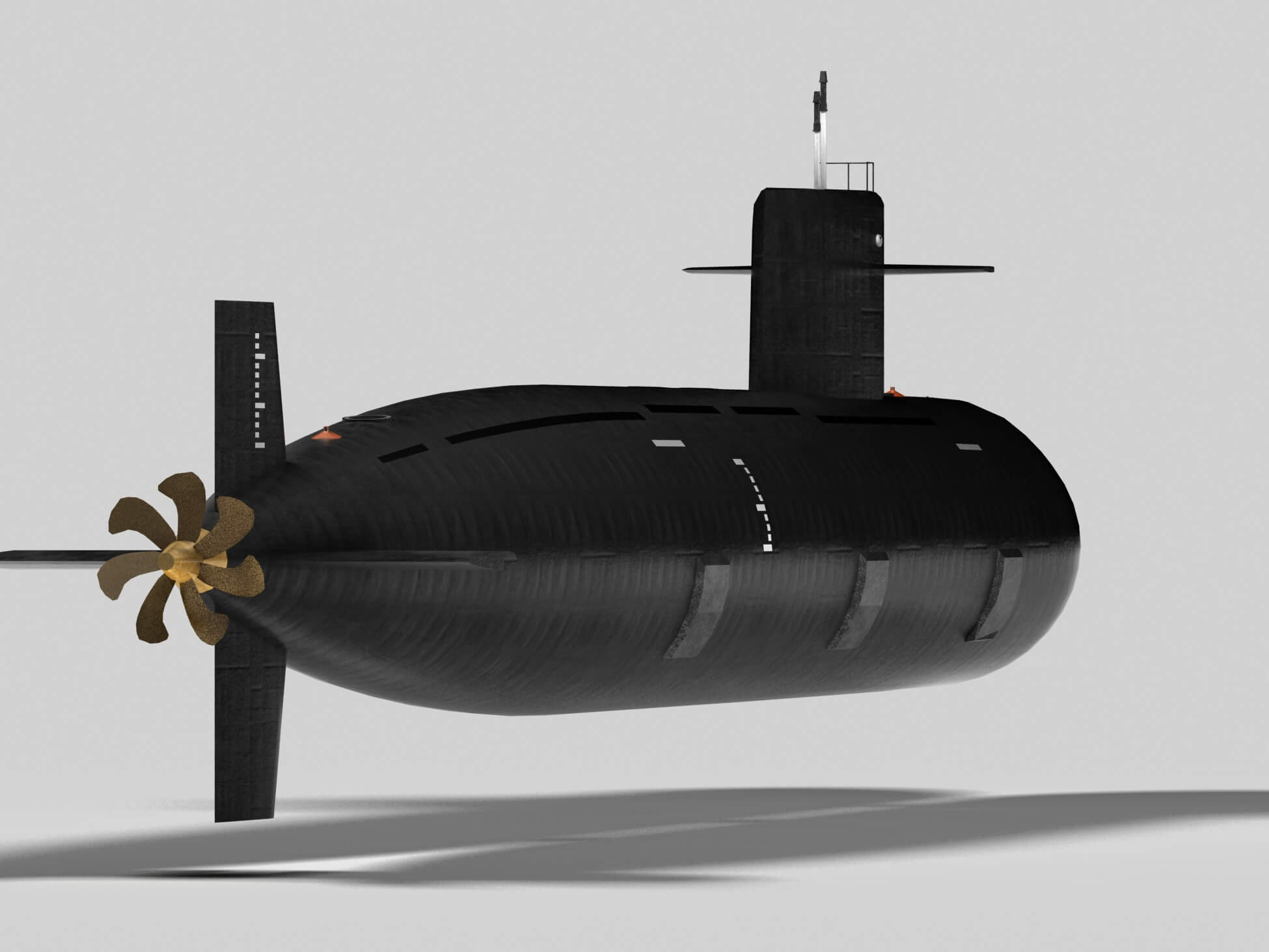 Type 093 Shang Class Submarine - 3D Model by FiniasK