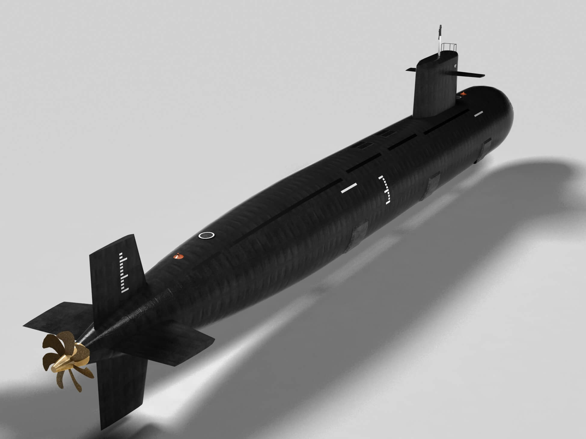 Type 093 Shang Class Submarine - 3D Model by FiniasK