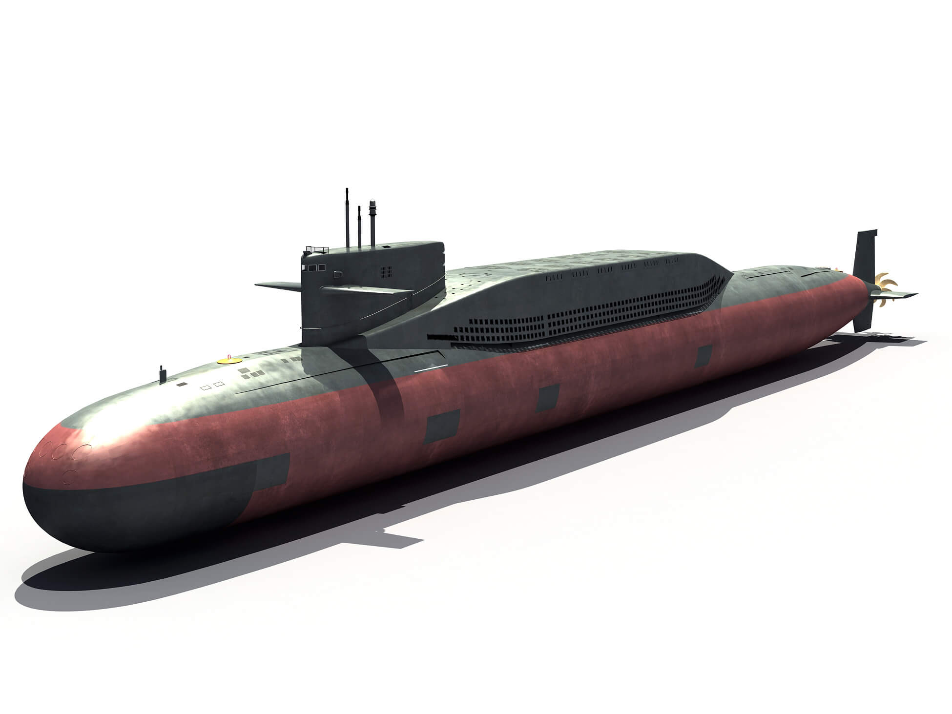Type 094 Jin Class Submarine - 3D Model by FiniasK