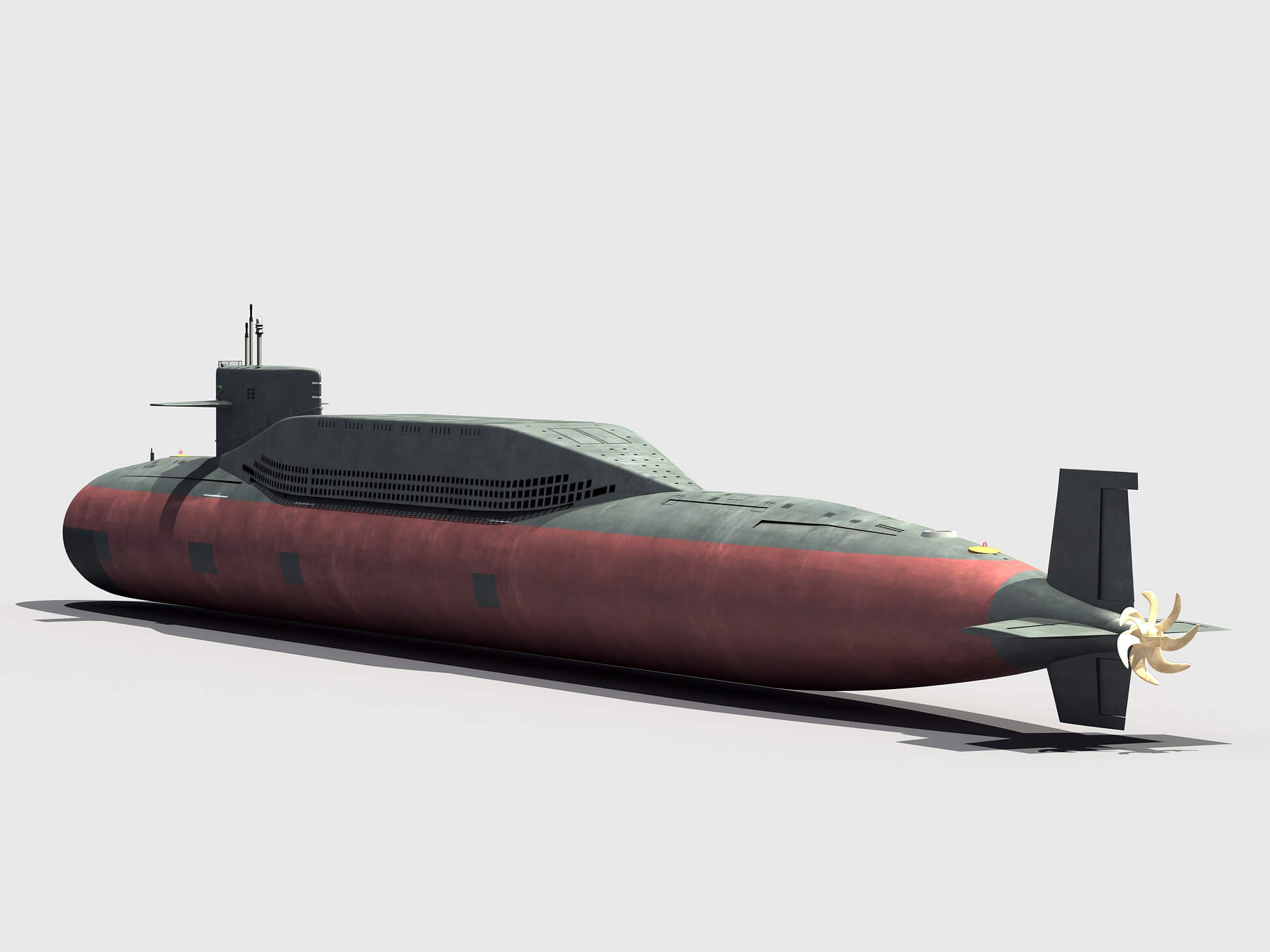 Type 094 Jin Class Submarine - 3D Model by FiniasK
