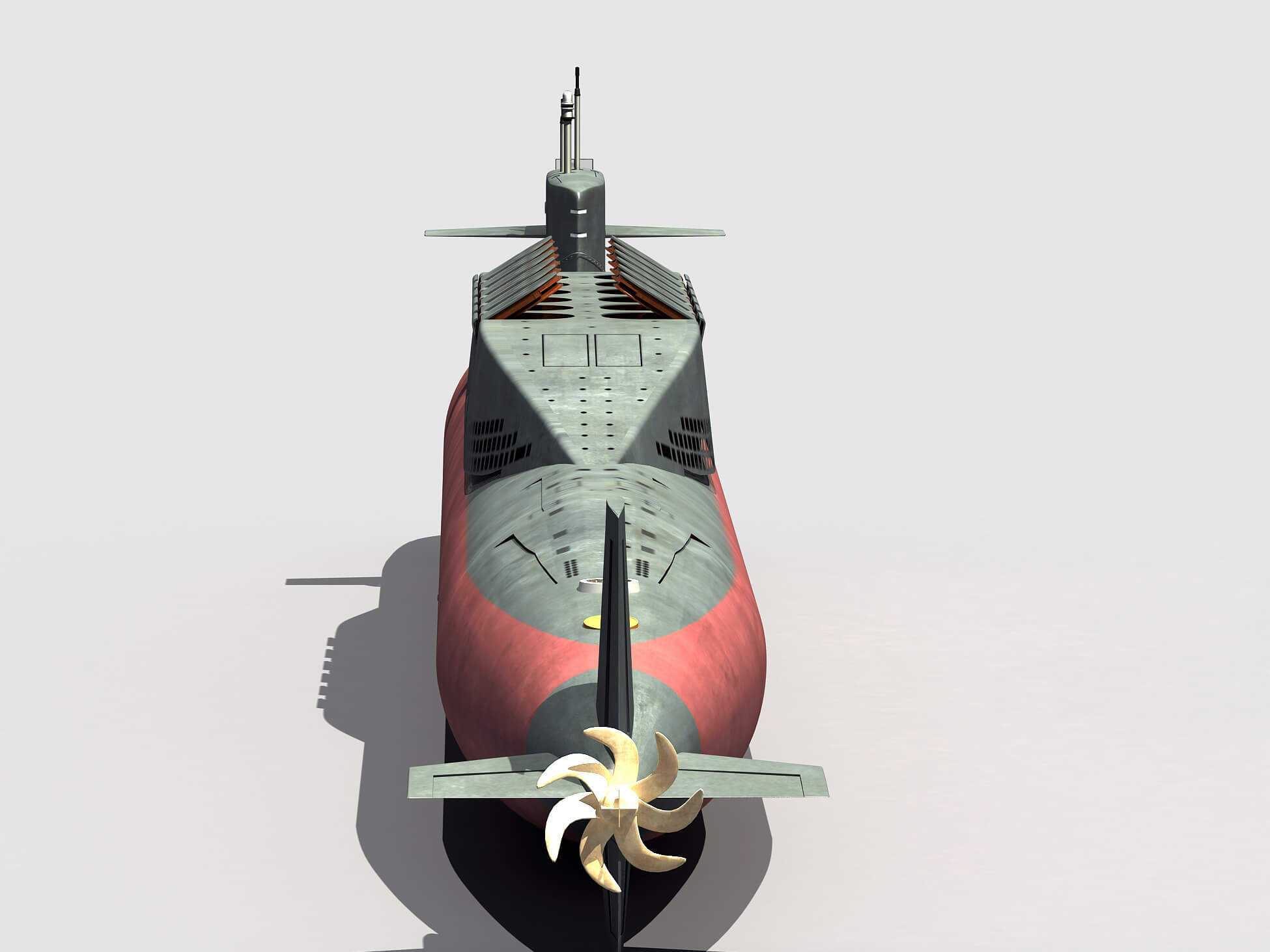Type 094 Jin Class Submarine - 3D Model by FiniasK