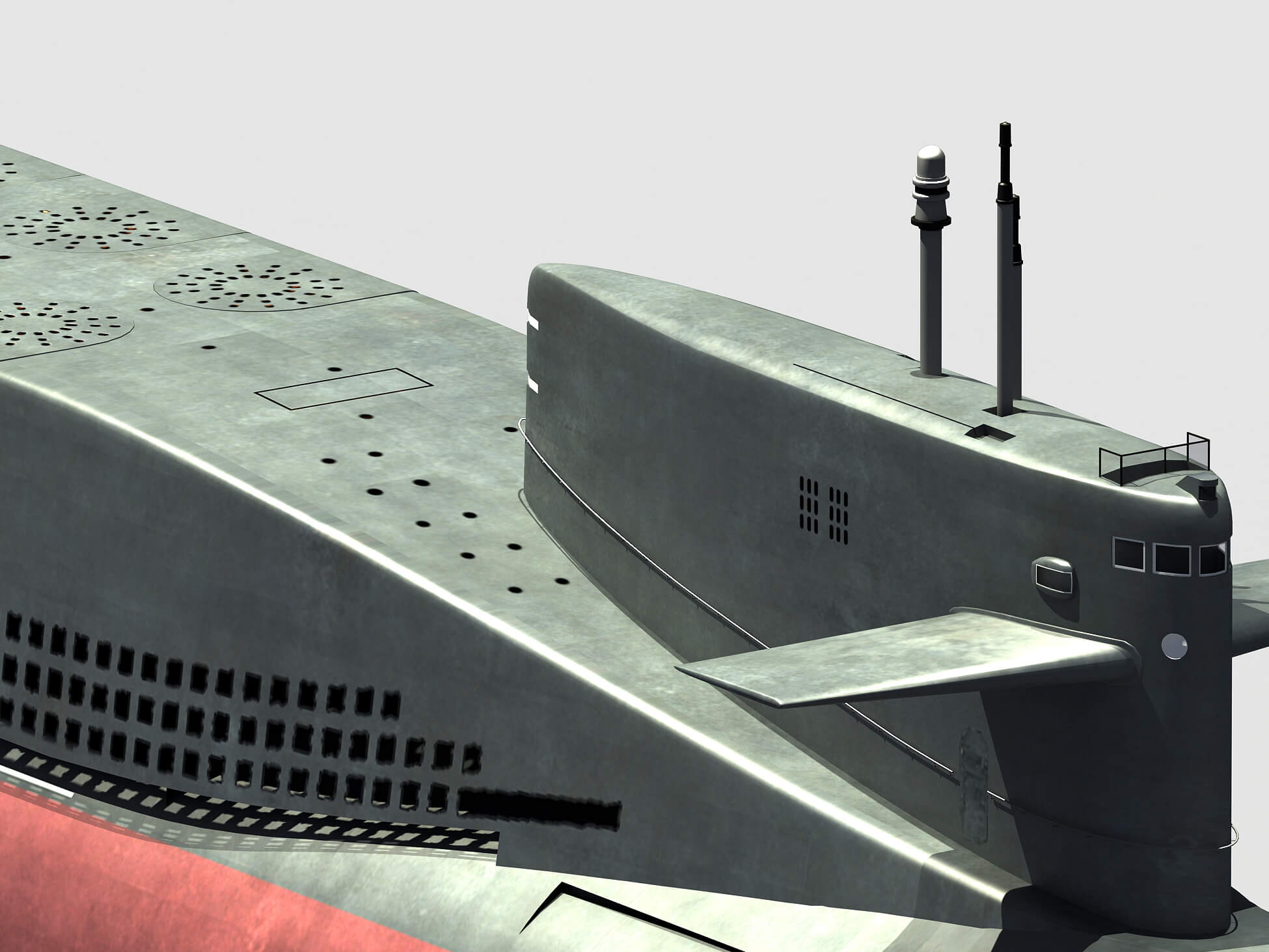 Type 094 Jin Class Submarine - 3D Model by FiniasK