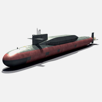 Type 094 Jin Class Submarine - 3D Model by FiniasK