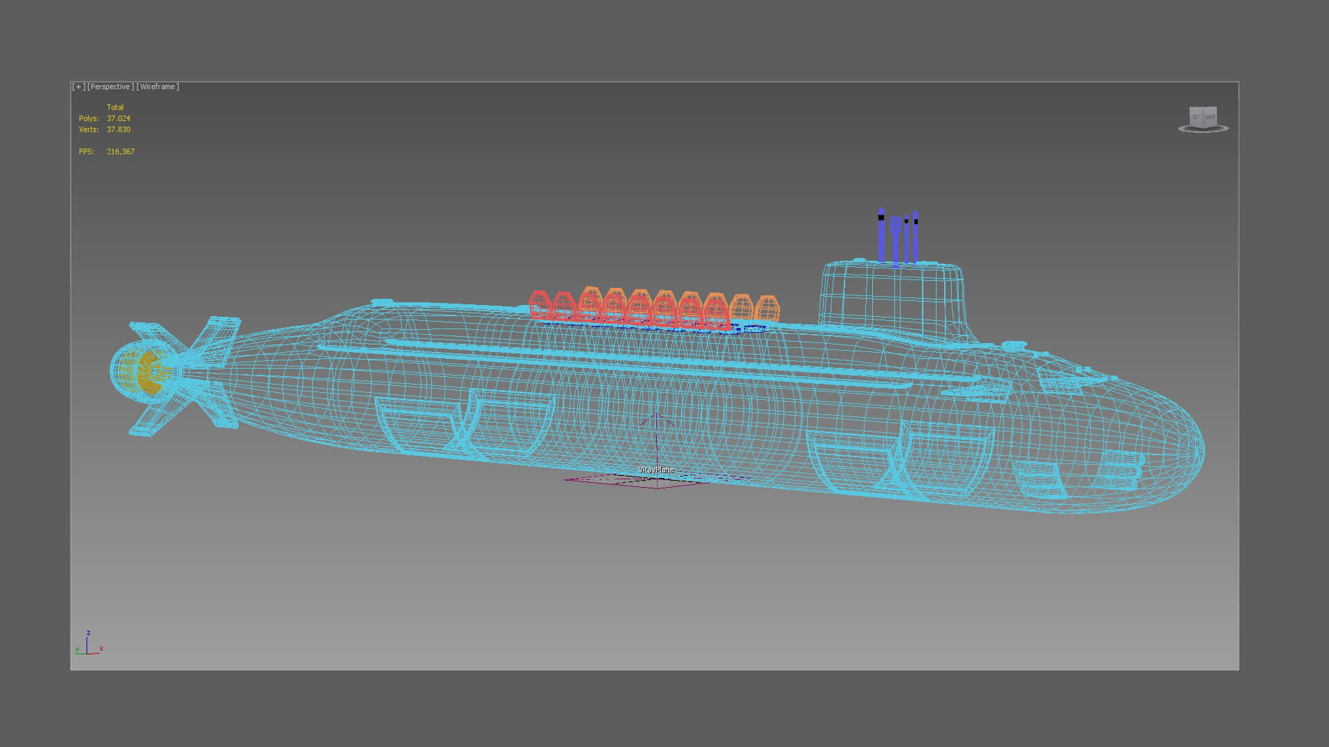 Type 096 Submarine - 3D Model by FiniasK