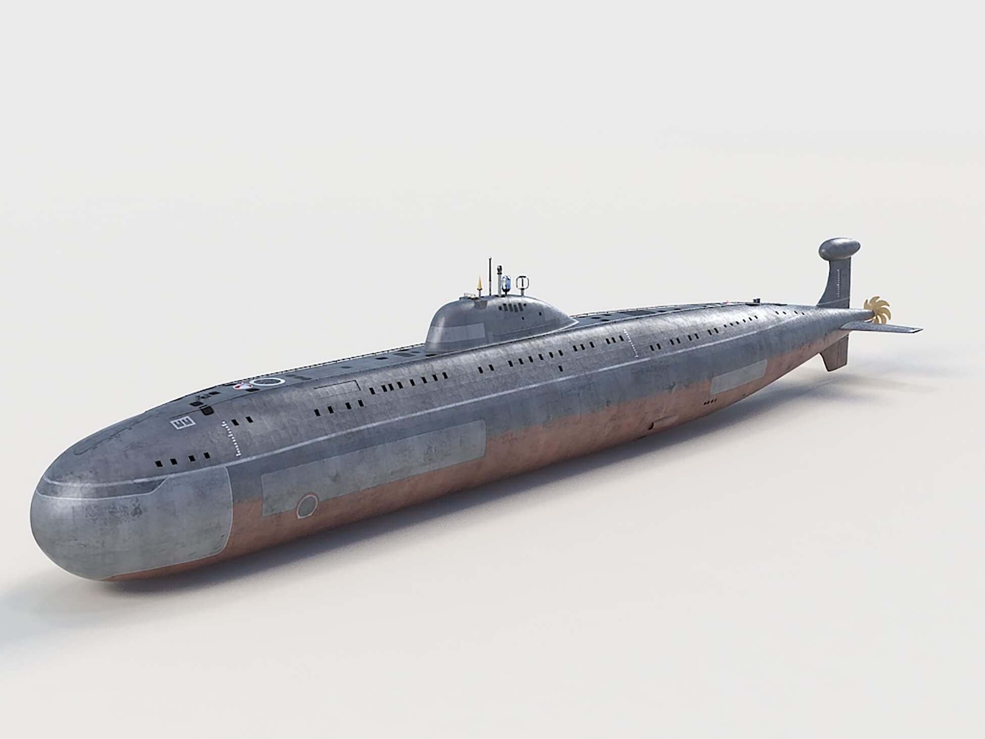 Type 671 Rtm/Rtmk Shchuka (Victor III) Class Submarine - 3D Model by ...