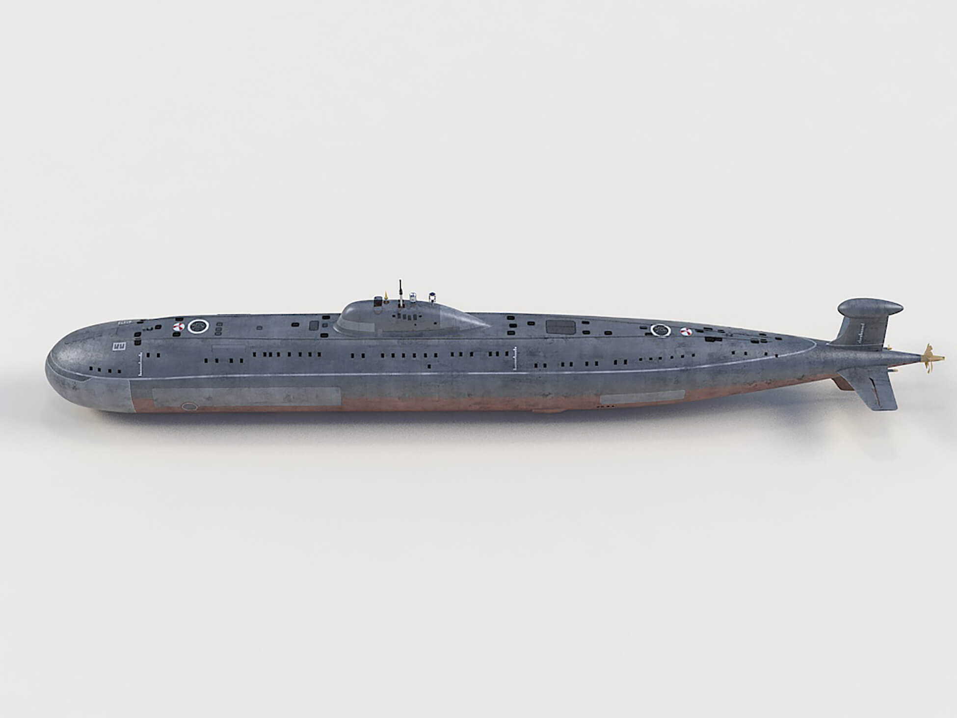 Type 671 Rtm/Rtmk Shchuka (Victor III) Class Submarine - 3D Model by ...