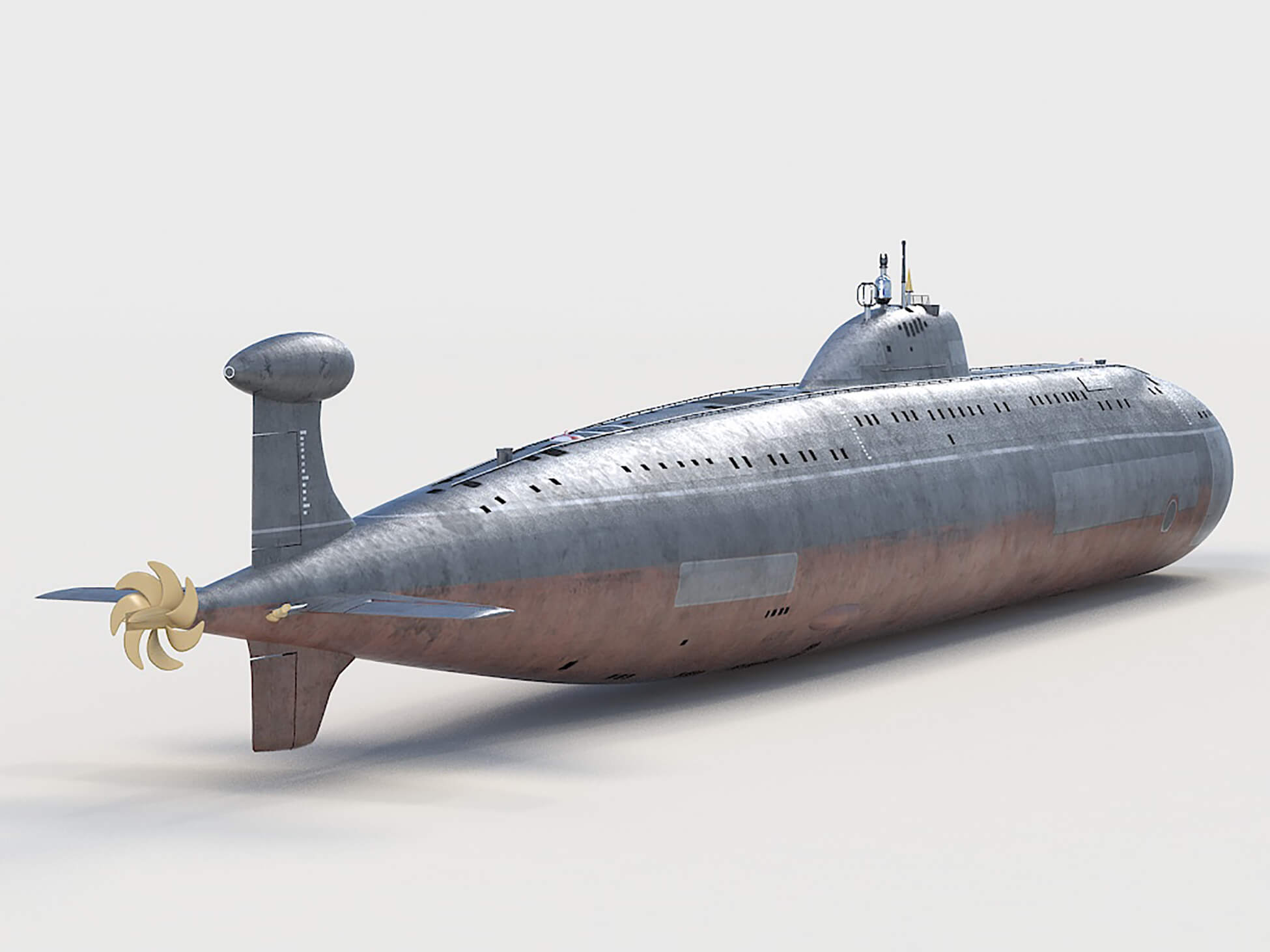 Type 671 Rtm/Rtmk Shchuka (Victor III) Class Submarine - 3D Model by ...