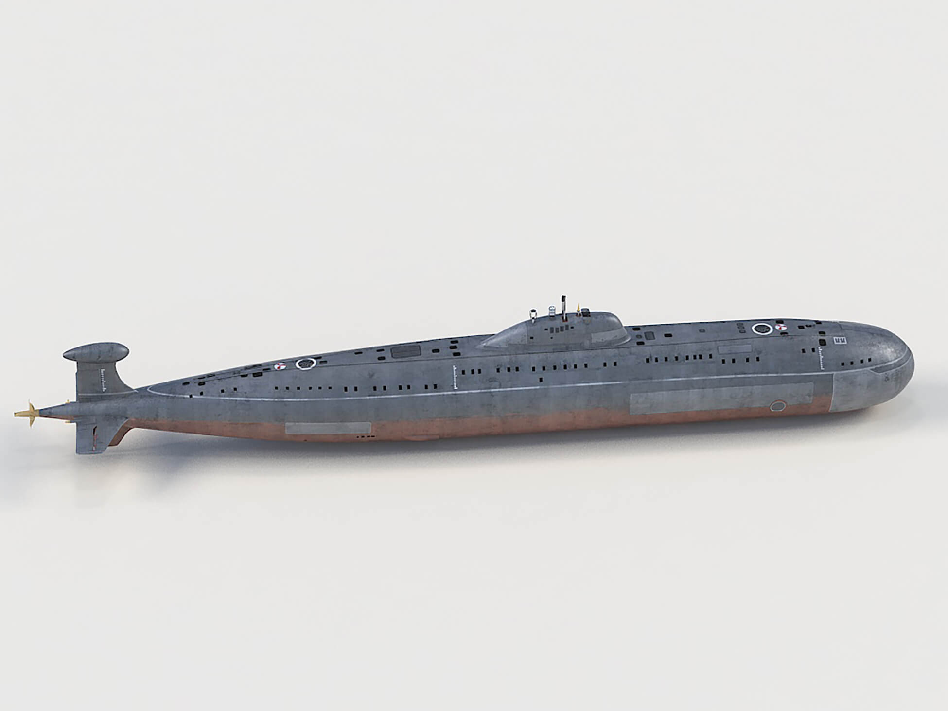 Type 671 Rtm/Rtmk Shchuka (Victor III) Class Submarine - 3D Model by ...