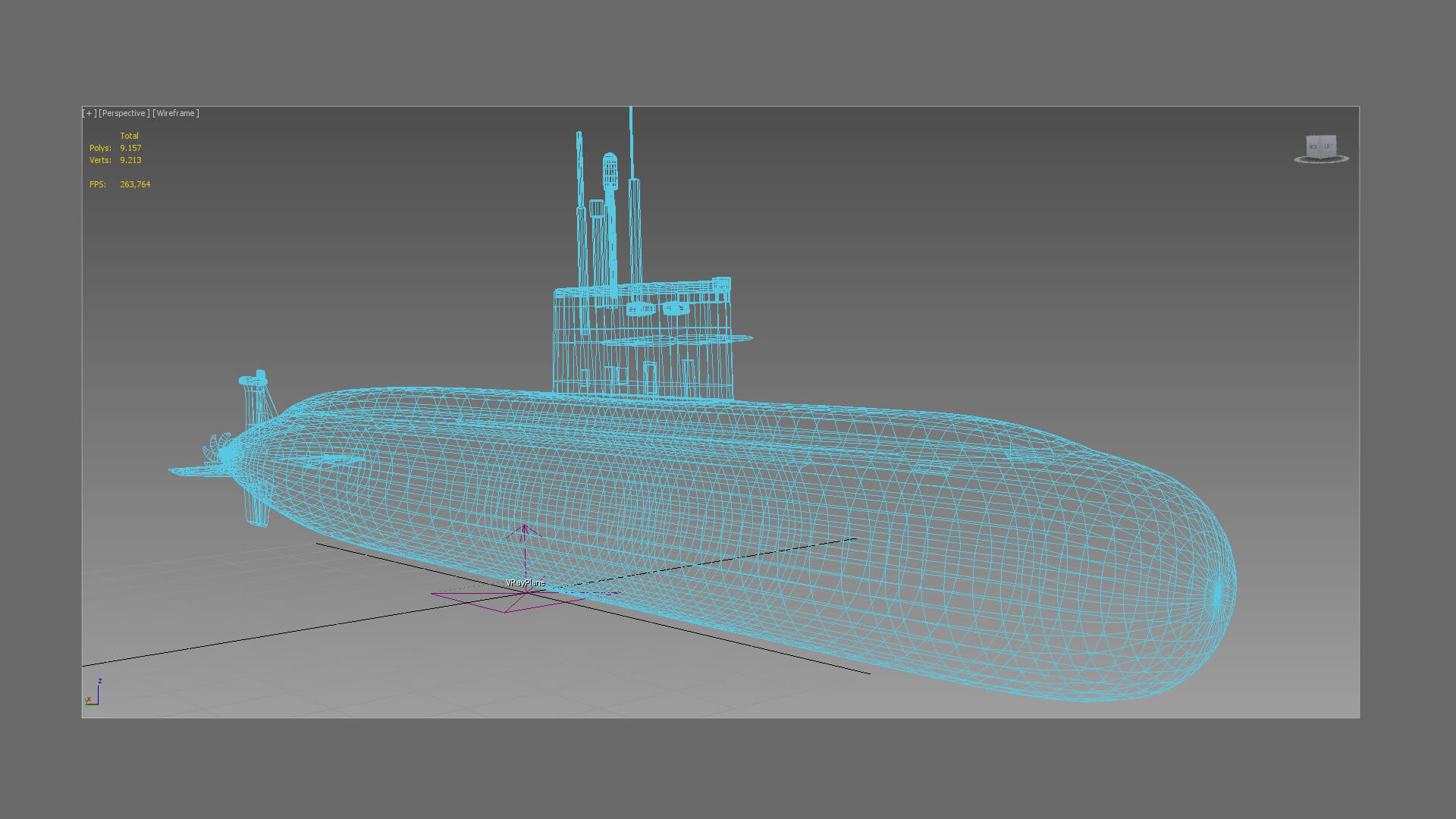 Type 677 Saint Petesburg B-585 Lada Class Submarine 3D Model by FiniasK