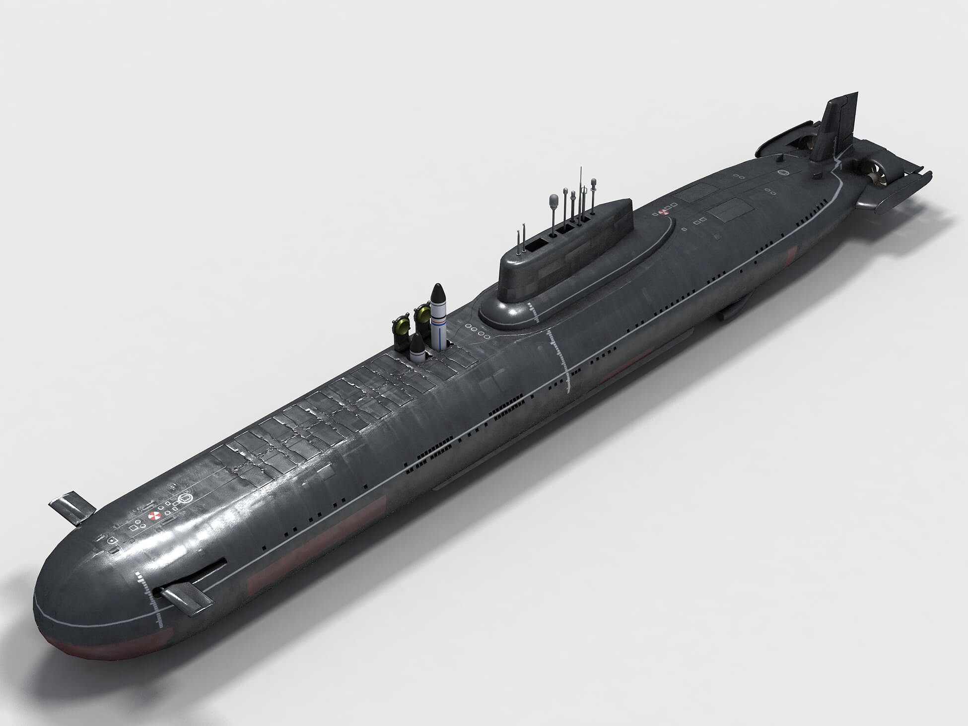 Type 941 Typhoon Class Submarine - 3D Model by FiniasK
