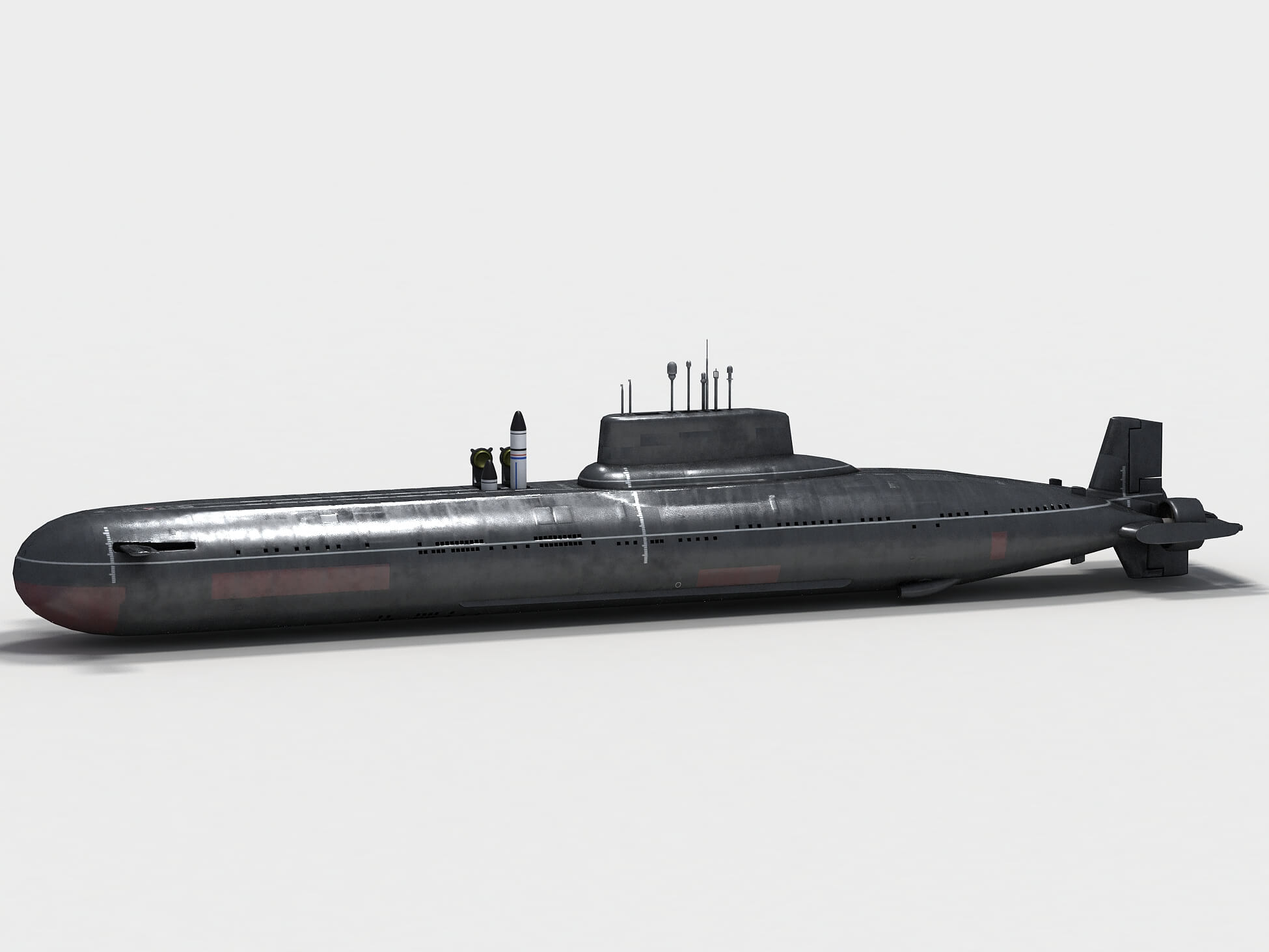 Type 941 Typhoon Class Submarine - 3D Model by FiniasK