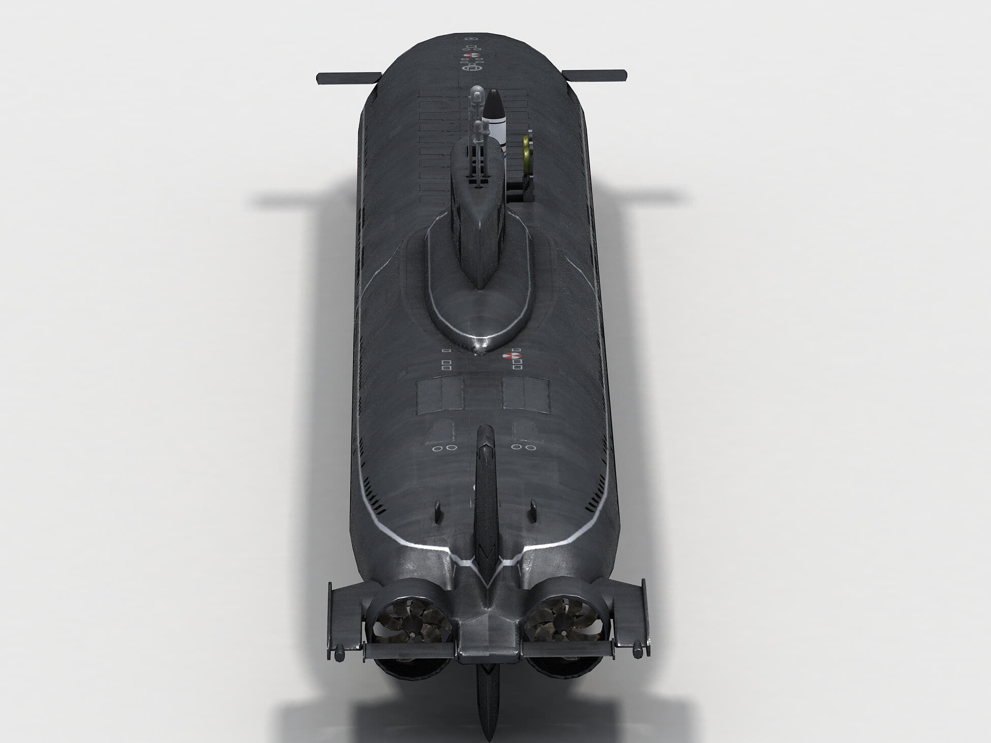 Type 941 Typhoon Class Submarine - 3D Model by FiniasK