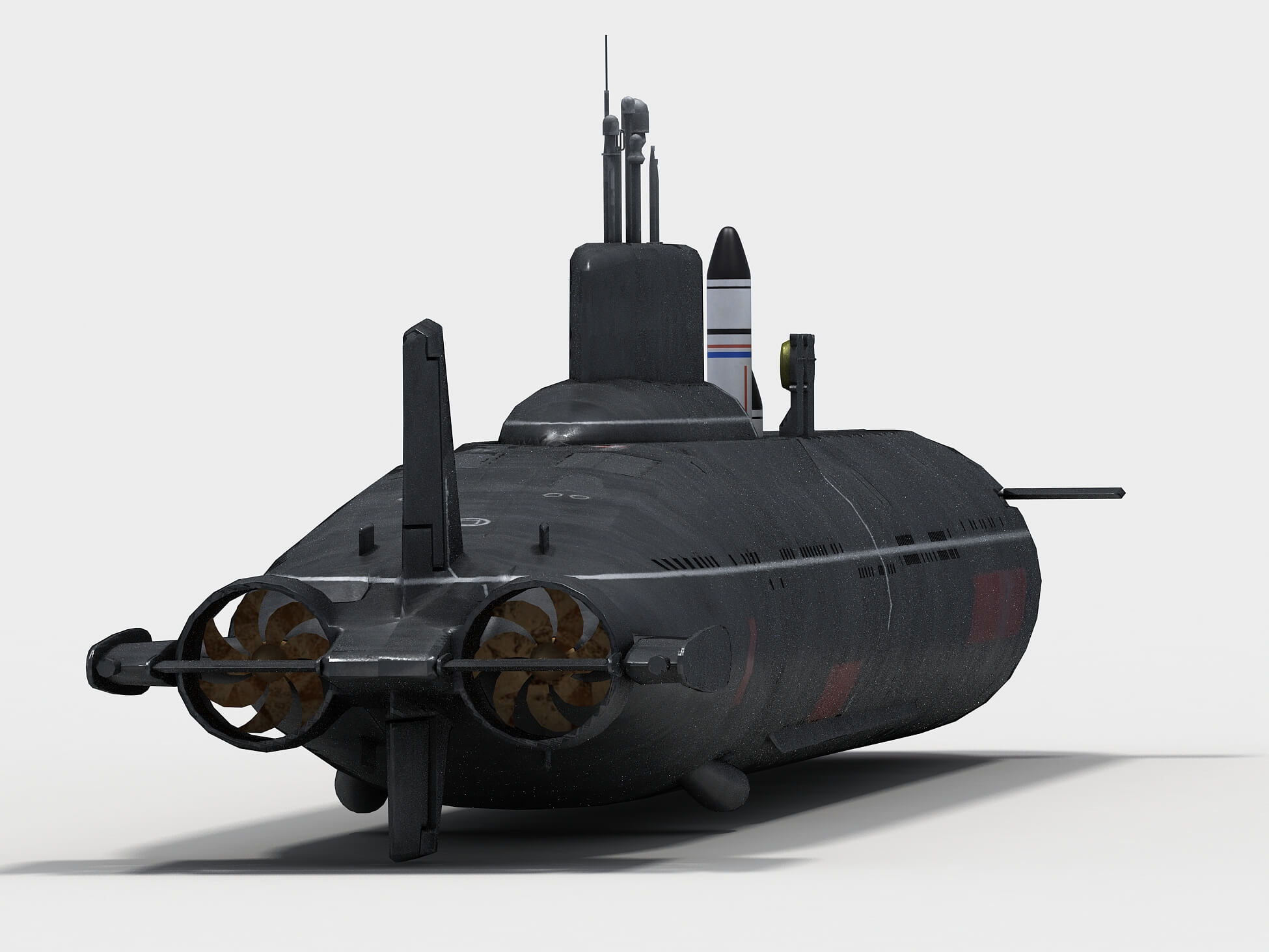 Type 941 Typhoon Class Submarine - 3D Model by FiniasK
