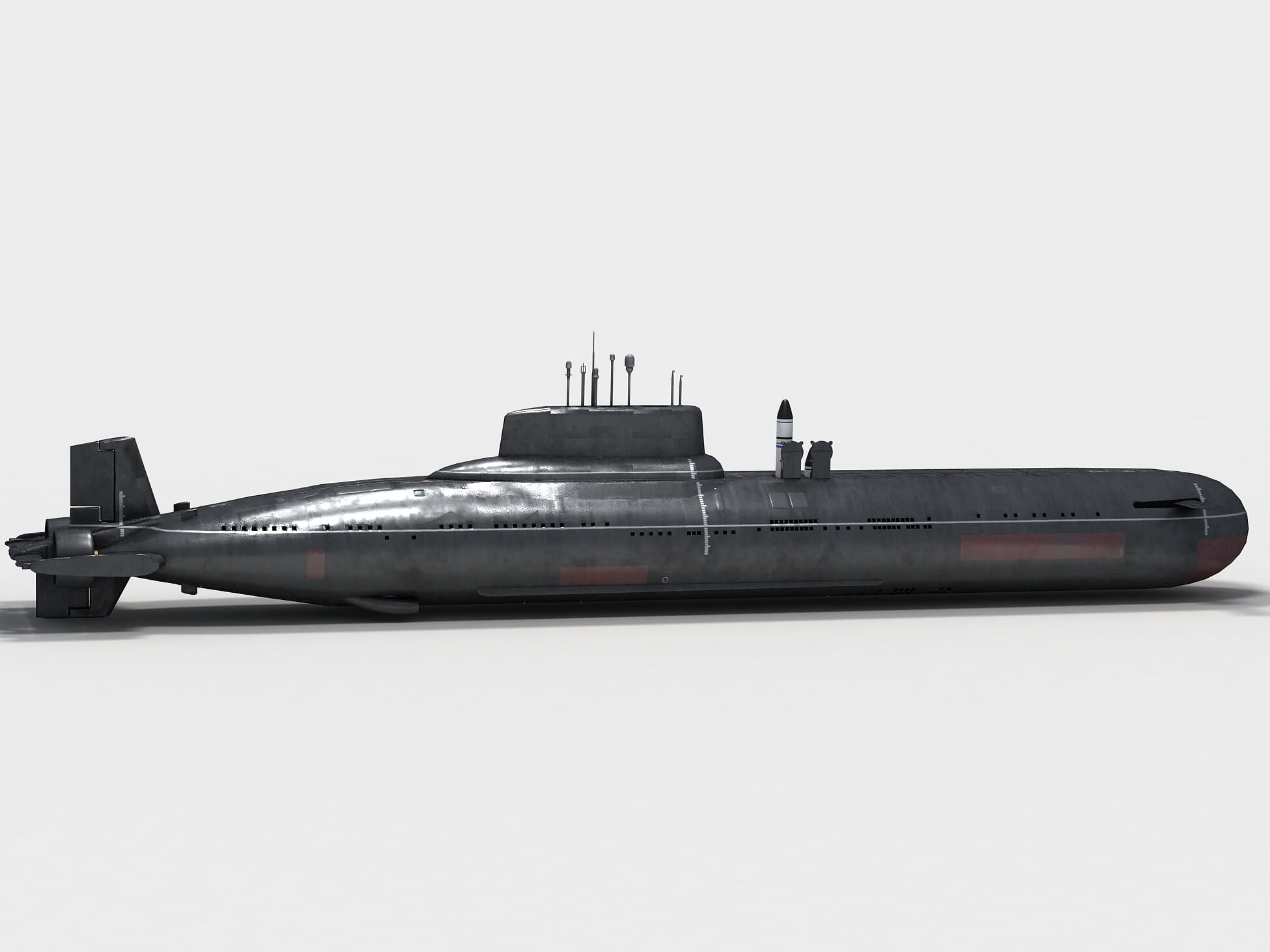 Type 941 Typhoon Class Submarine - 3D Model by FiniasK