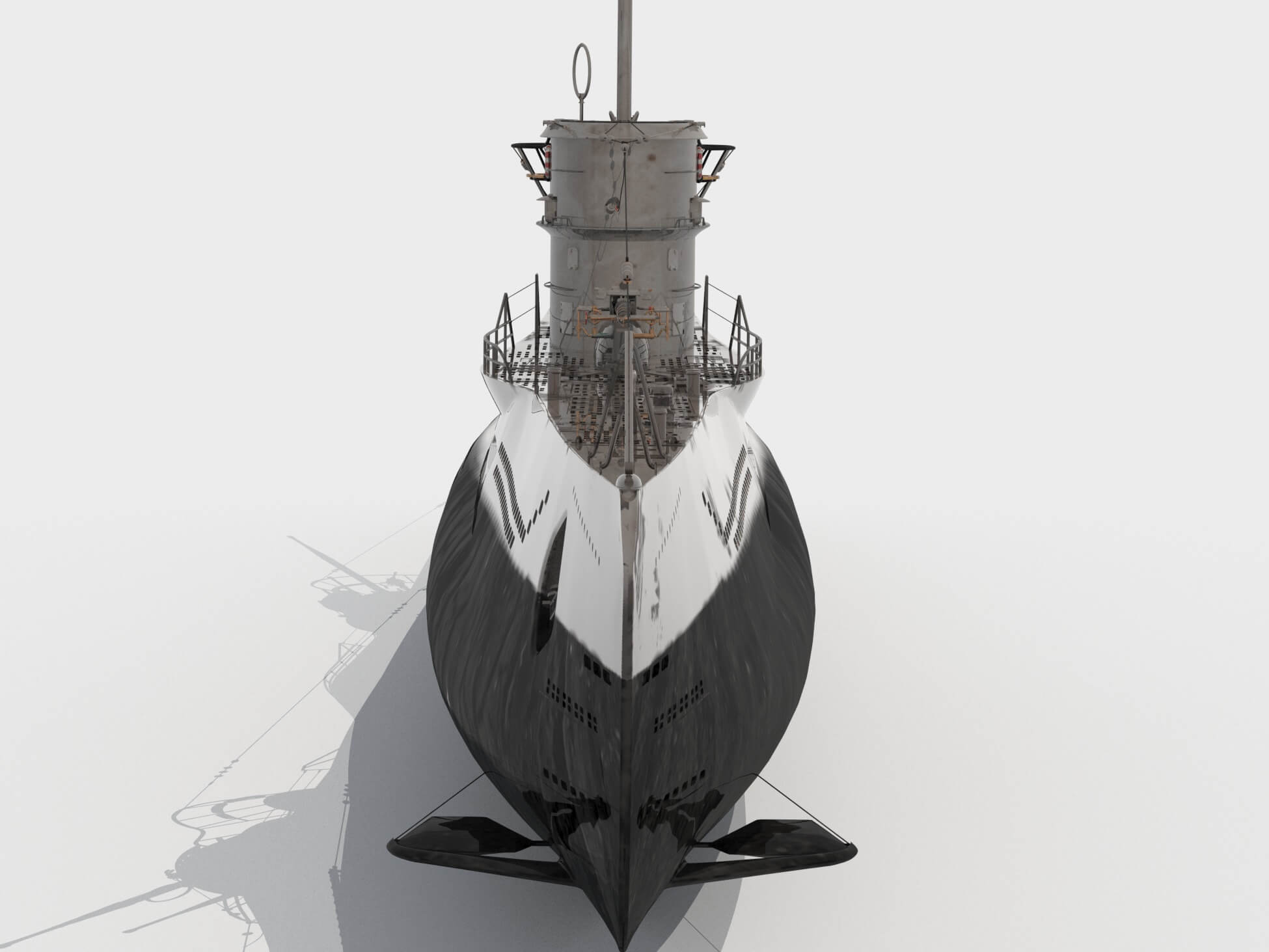 Uboat Type VII C Submarine - 3D Model by FiniasK