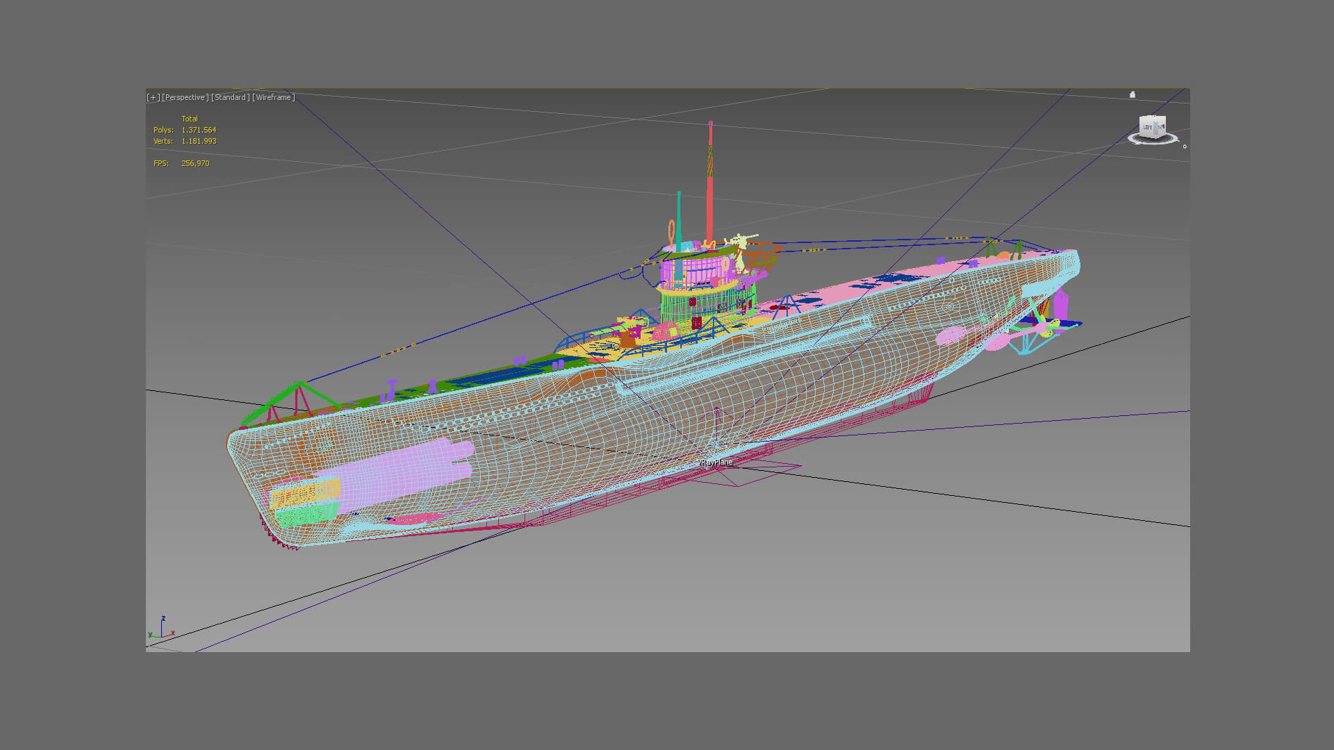 Uboat Type VII C Submarine - 3D Model by FiniasK