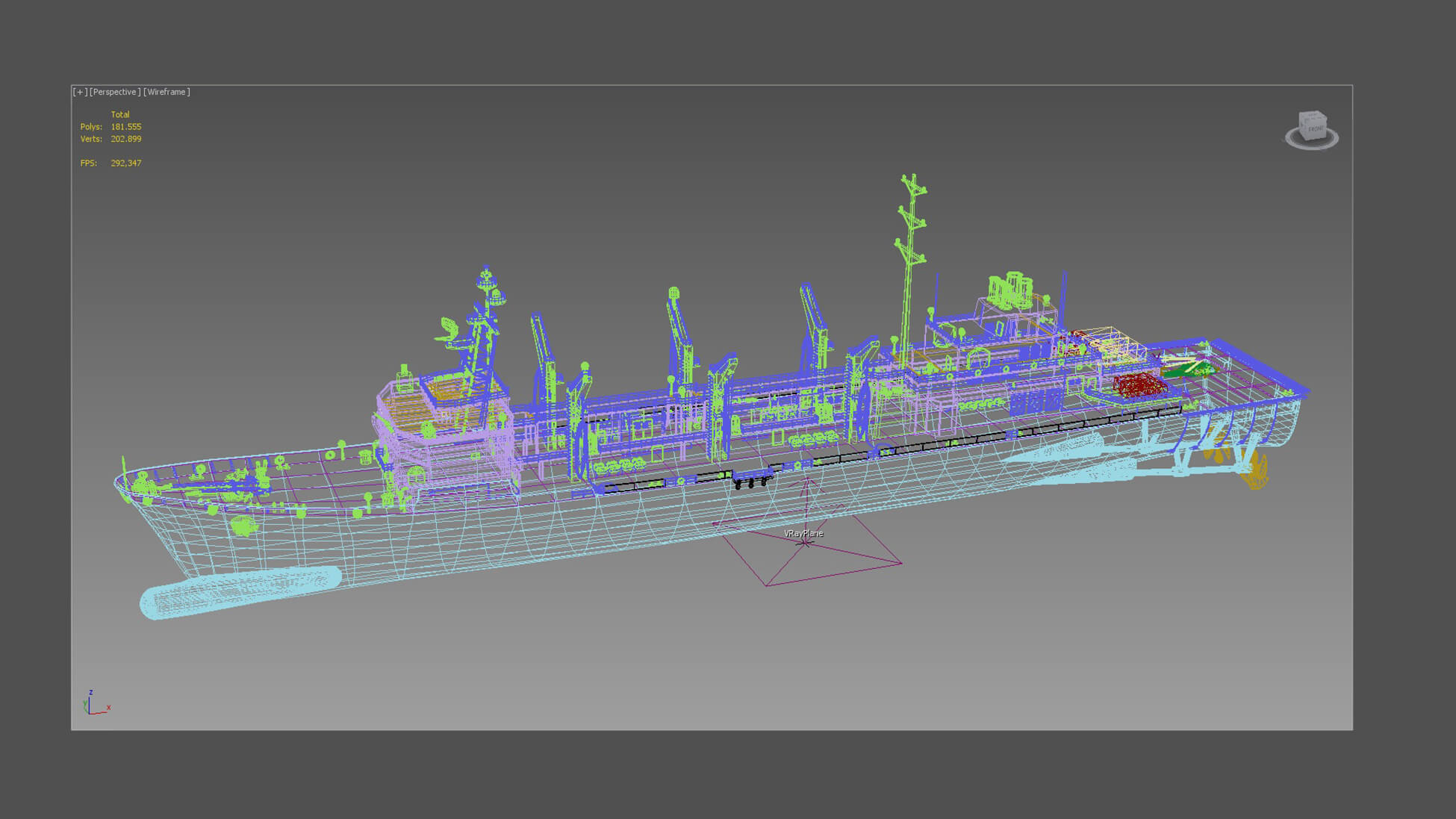 USNS Arctic (T-AOE-8) Supply Ship 3D Model by FiniasK