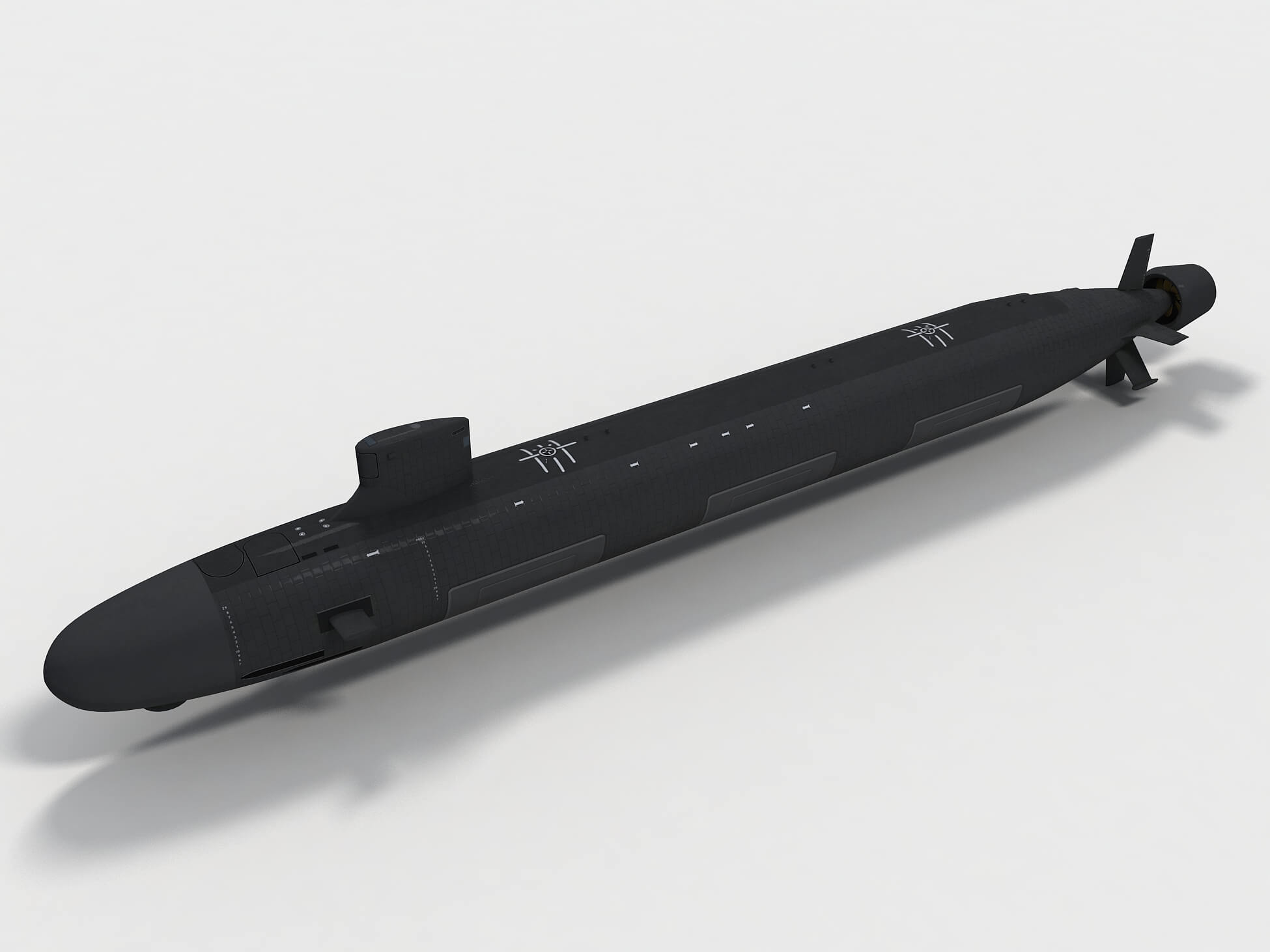 Virginia Class Submarine - 3D Model by FiniasK