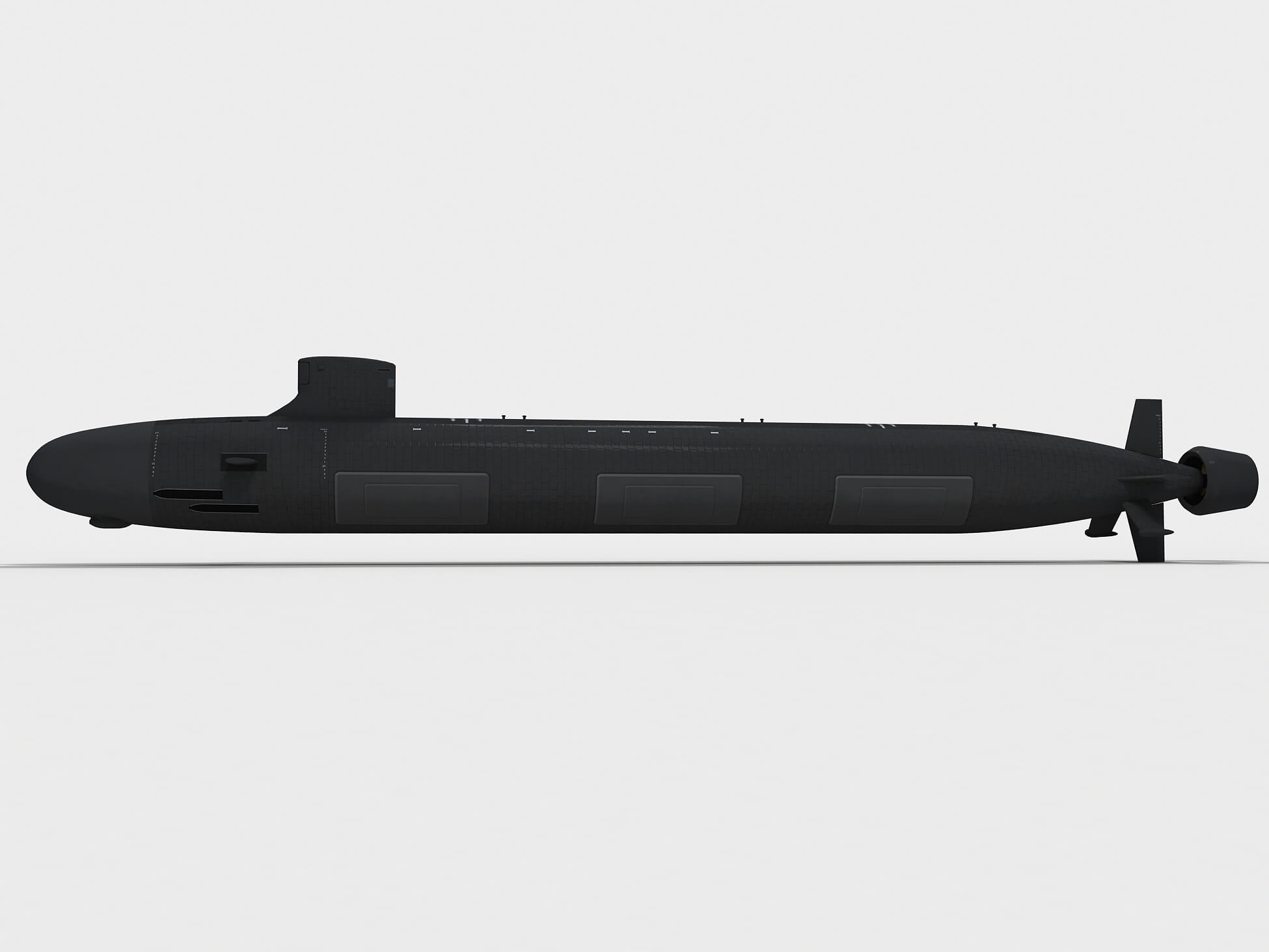 Virginia Class Submarine - 3D Model by FiniasK
