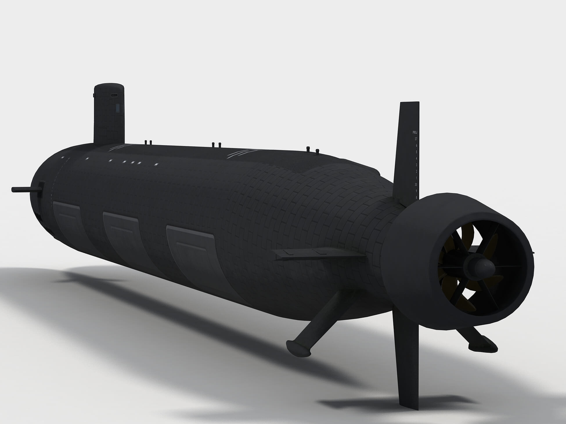 Virginia Class Submarine - 3D Model by FiniasK