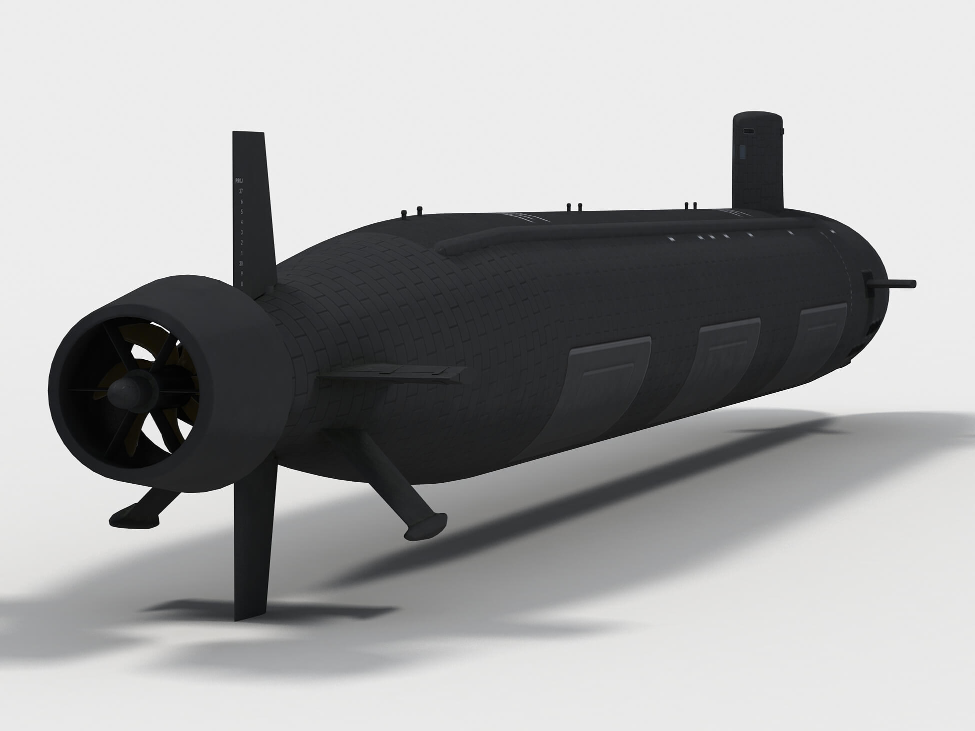 Virginia Class Submarine - 3D Model by FiniasK