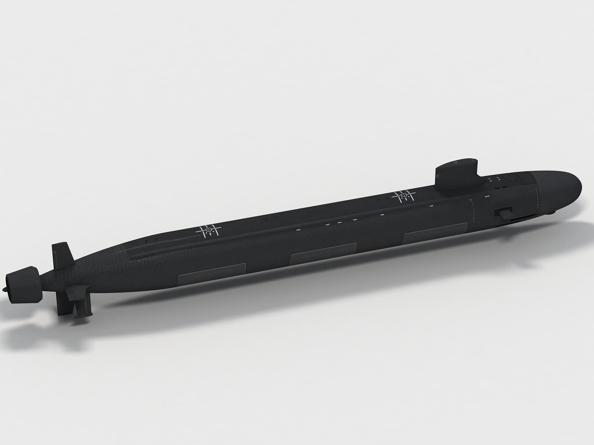 Virginia Class Submarine - 3D Model by FiniasK