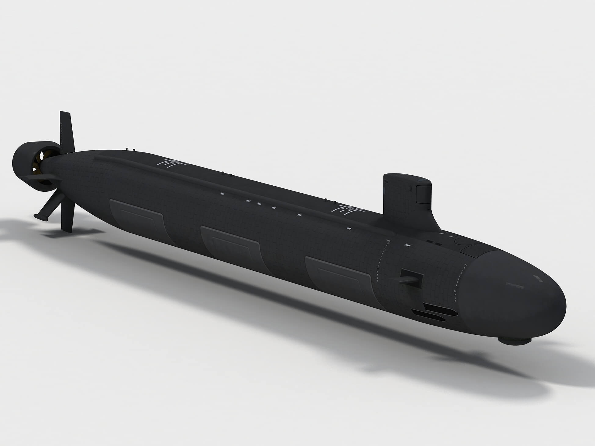 Virginia Class Submarine - 3D Model by FiniasK