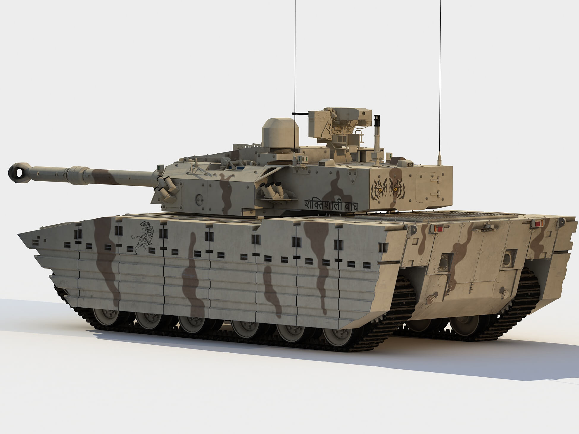 Zorawar Light Tank - 3D Model by FiniasK