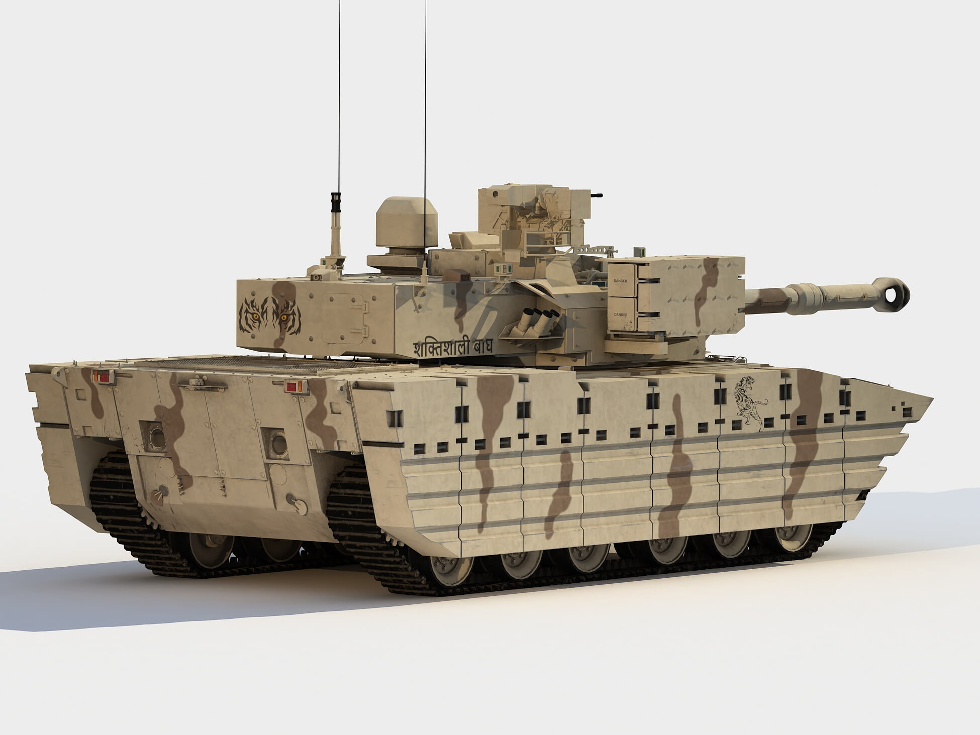Zorawar Light Tank - 3D Model by FiniasK