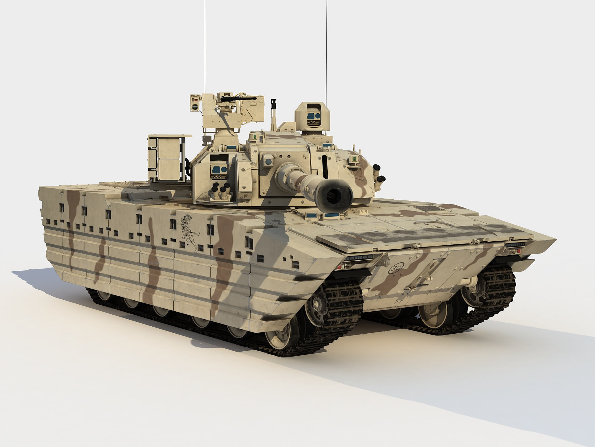 Zorawar Light Tank - 3D Model by FiniasK