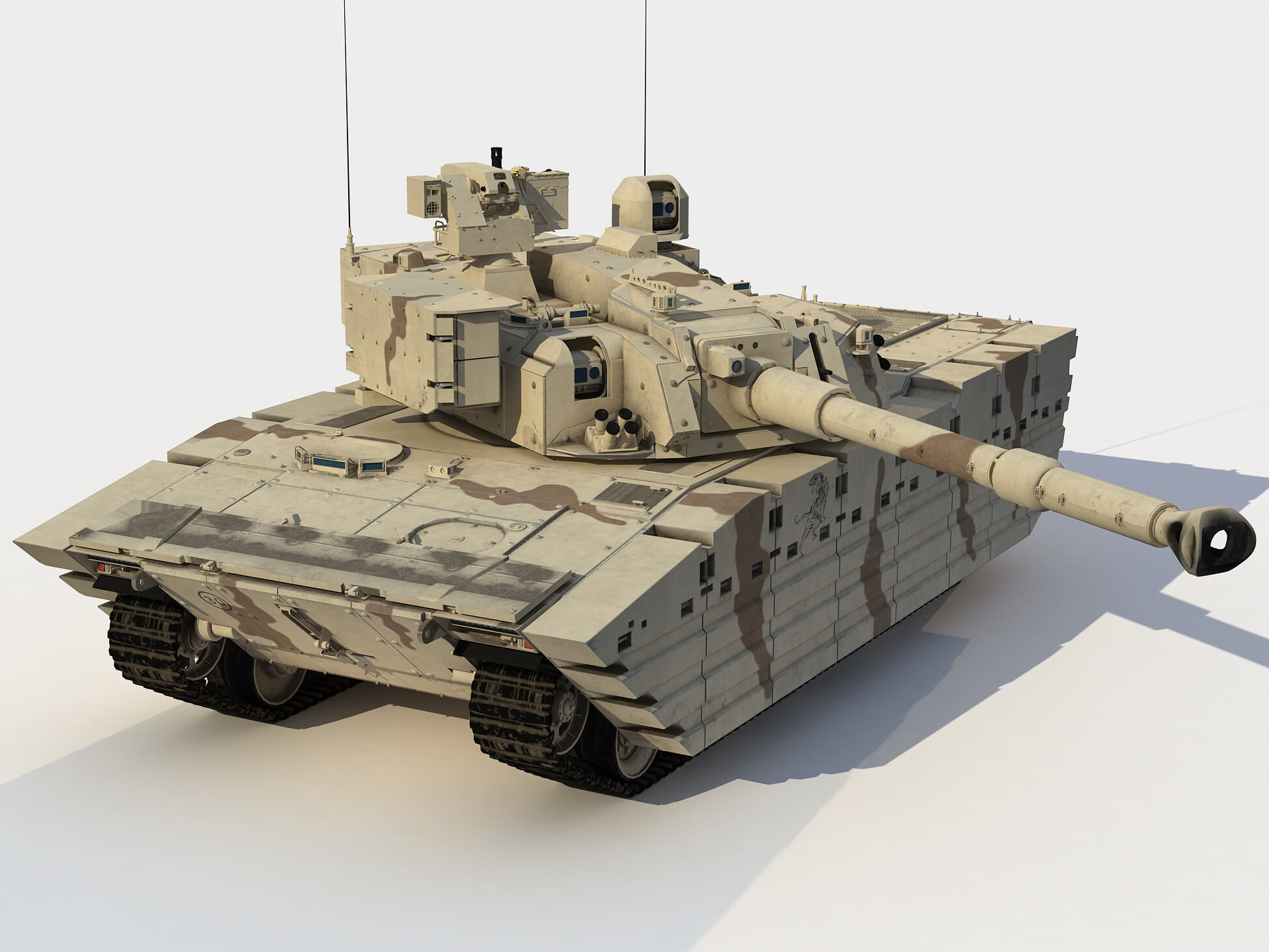 Zorawar Light Tank - 3D Model by FiniasK
