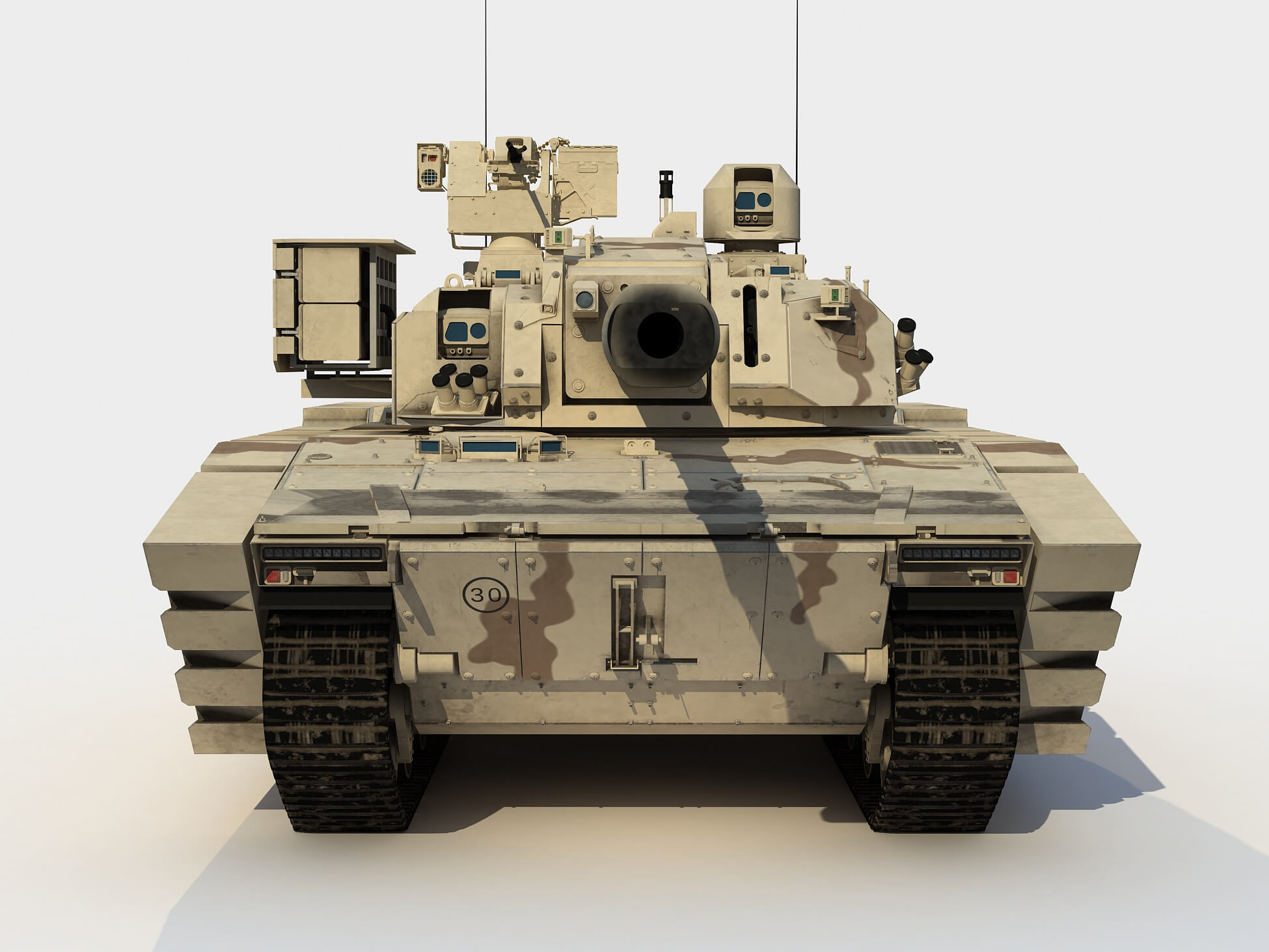 Zorawar Light Tank - 3D Model by FiniasK