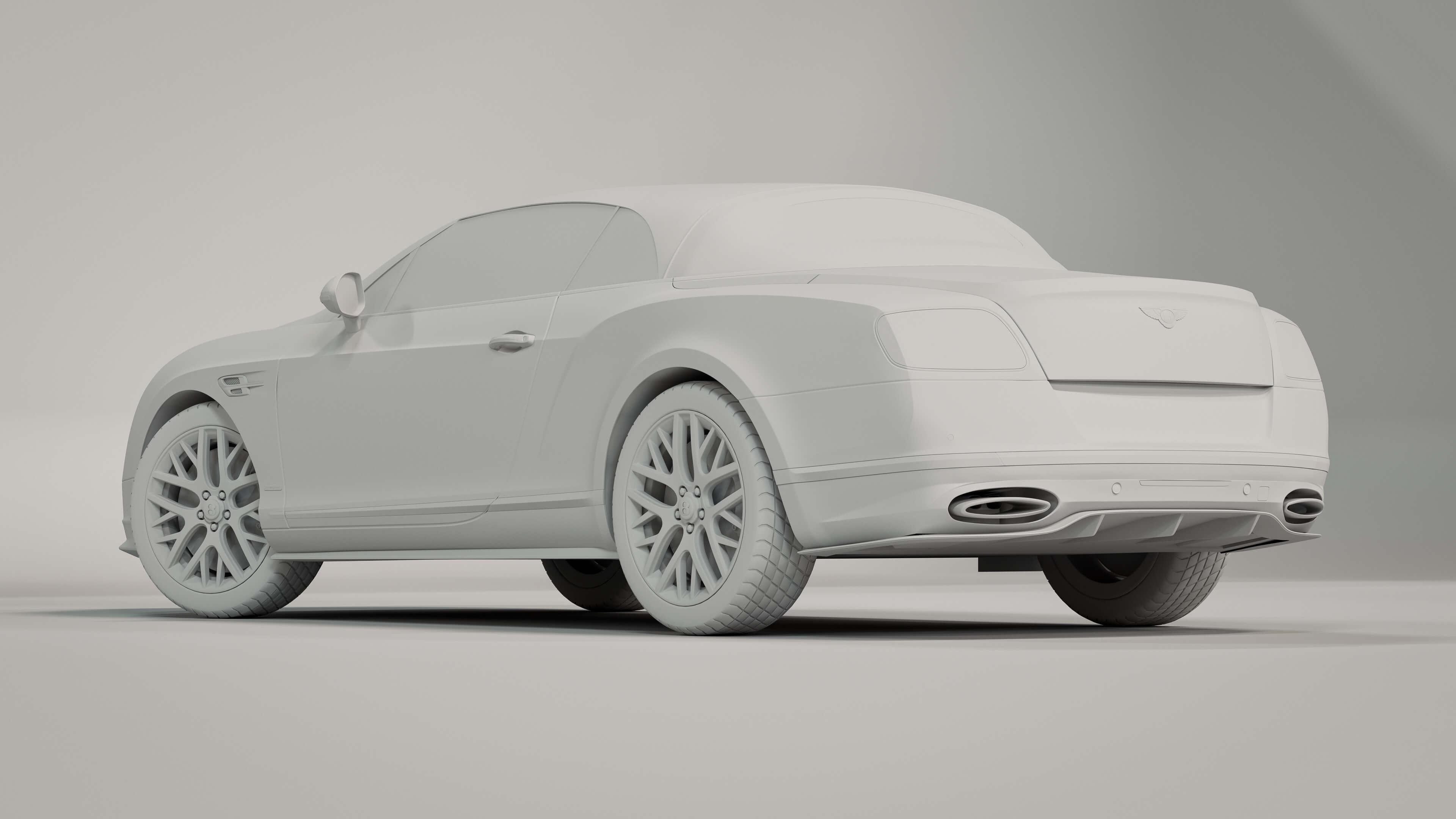 Bentley Continental Convertible 2018 - 3D Model by FIRA